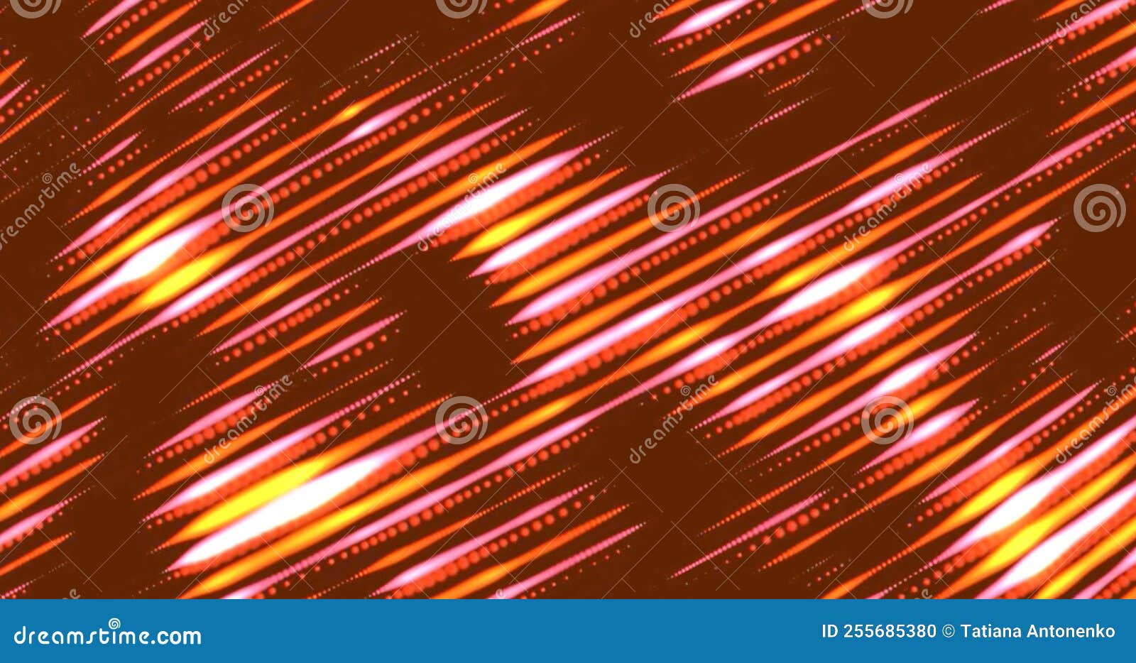 Abstract Red Background, Explosion of Particles and Dots, Smooth Lines ...