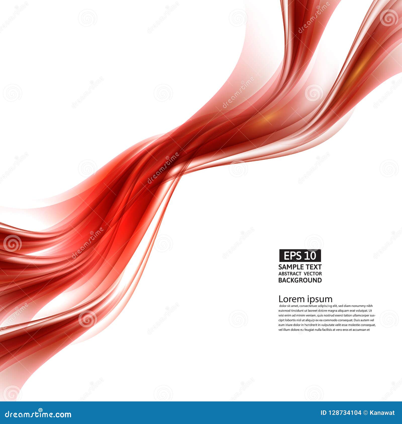 Abstract Red Background with Geometric Pattern of Lines. Wave and ...