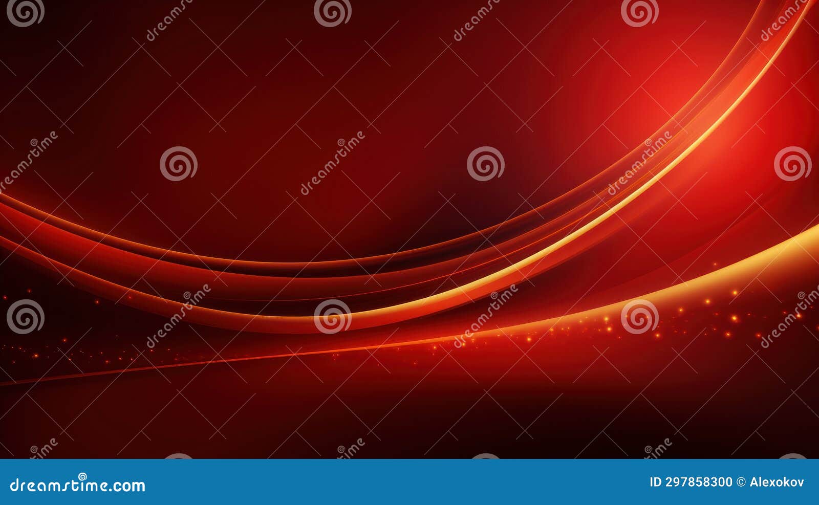 Abstract Red Background with Light Lines. Illustration. Eps 10 Stock ...