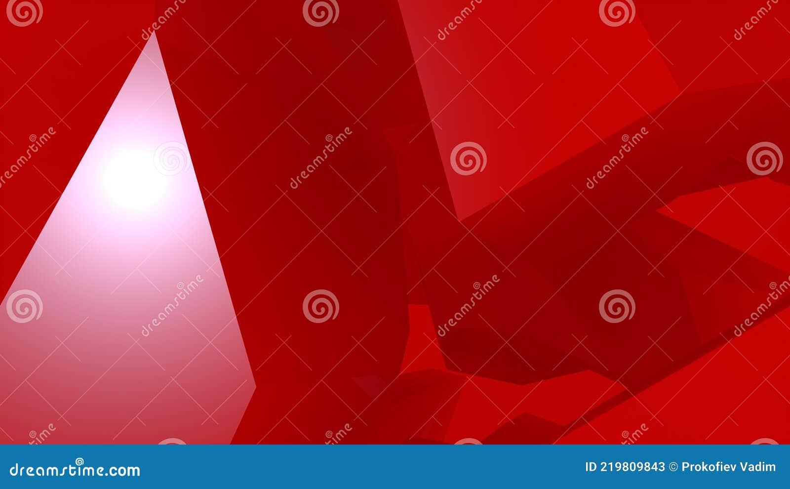 Abstract Red Background of Lines, Polygons and Triangles. Stock ...