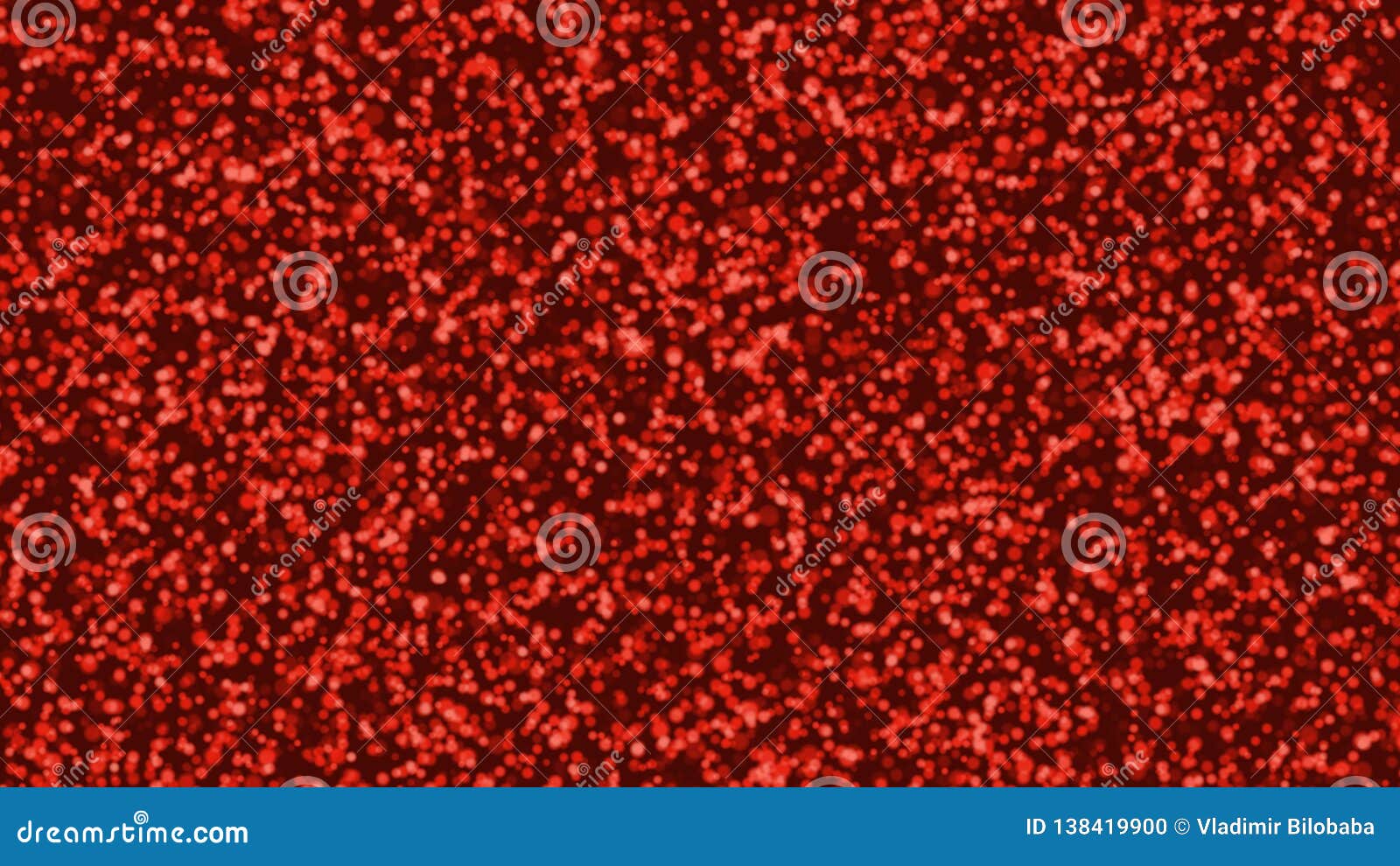 Abstract Red Background with Many Particles Stock Illustration ...