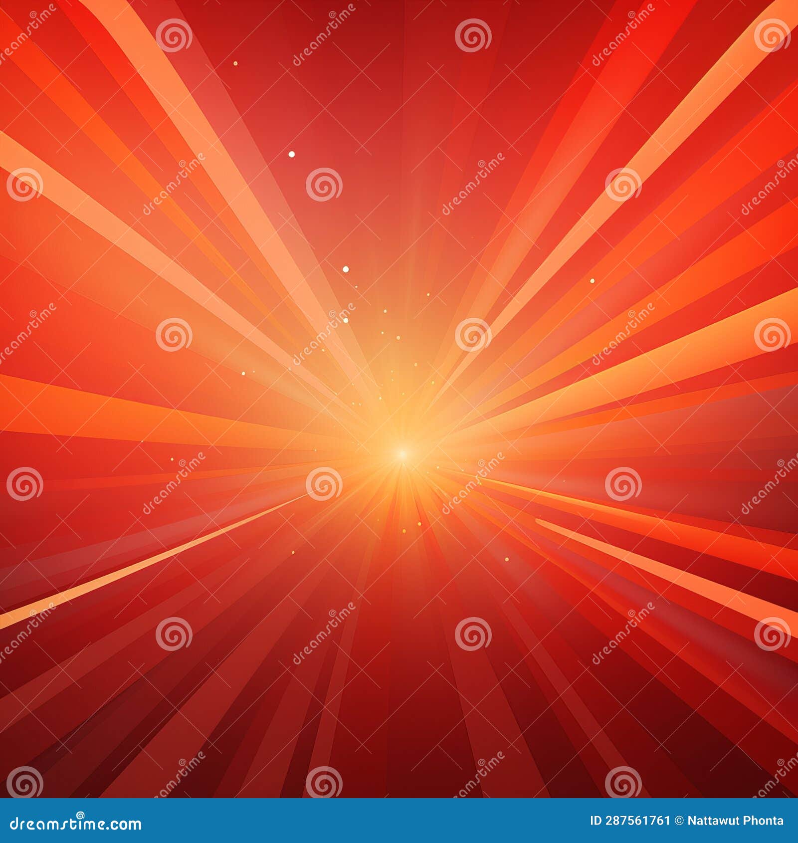 Abstract Red Background with Rays and Beams Stock Illustration ...