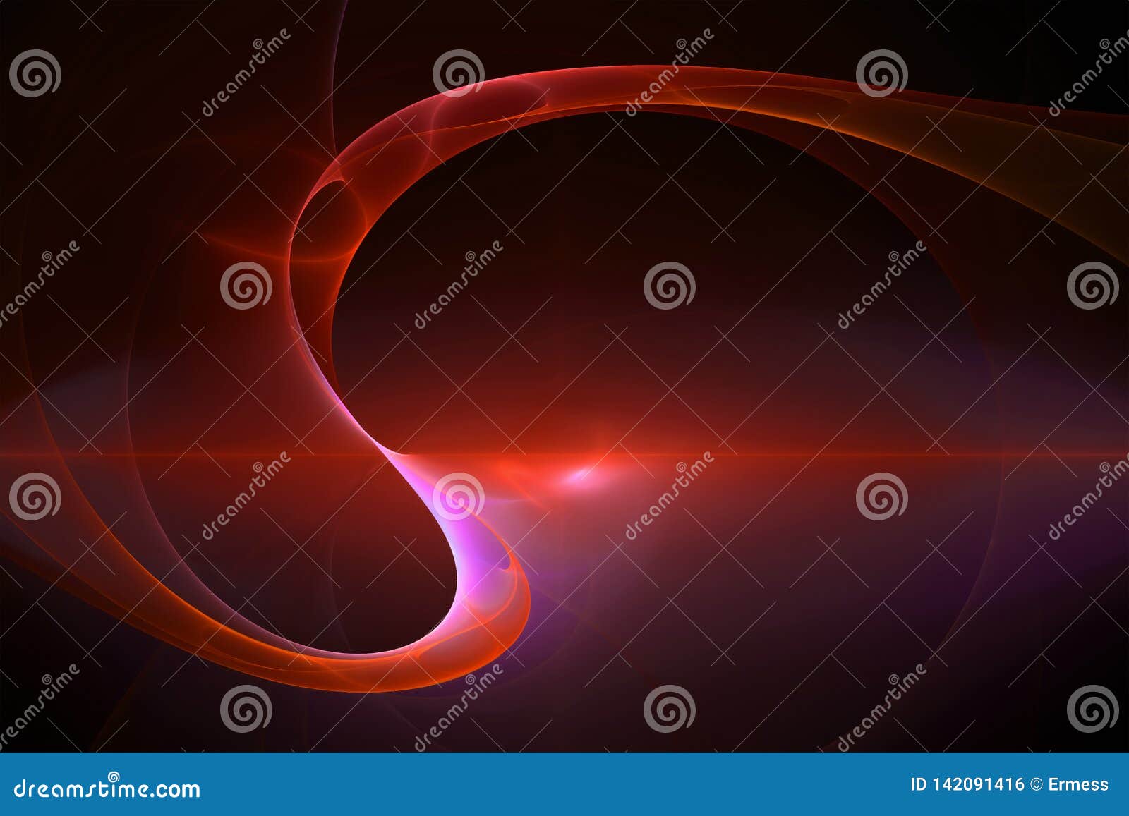 Abstract Red Background, Weird Light Glow in the Dark Stock ...