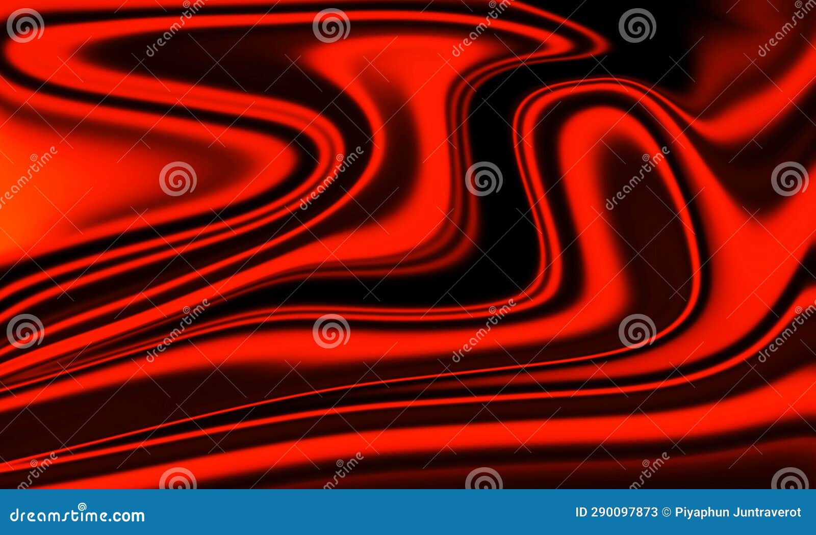 Abstract Red Background With Some Smooth Curve Lines Illustration Stock Illustration