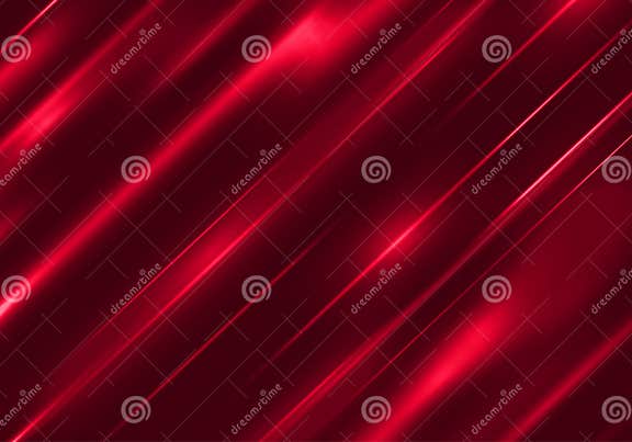 Abstract Red Background. Vector Ruby Texture with Shiny Stripes Stock ...