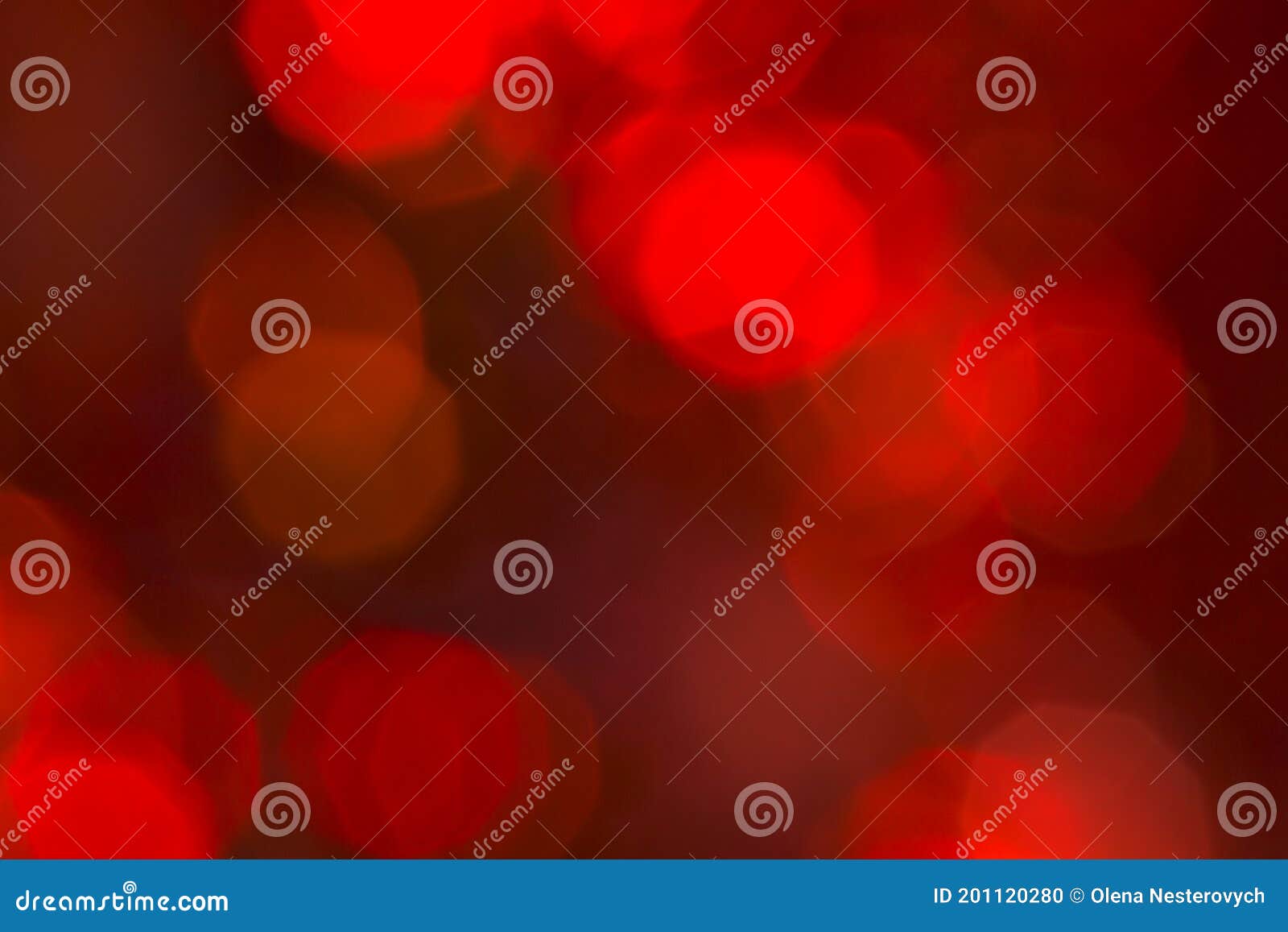 Abstract Red Backlight Reflector and Glitter Bokeh Lights Background ...
