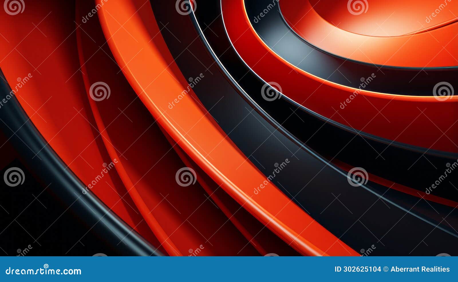 An Abstract Red and Black Background with Swirls Stock Illustration ...