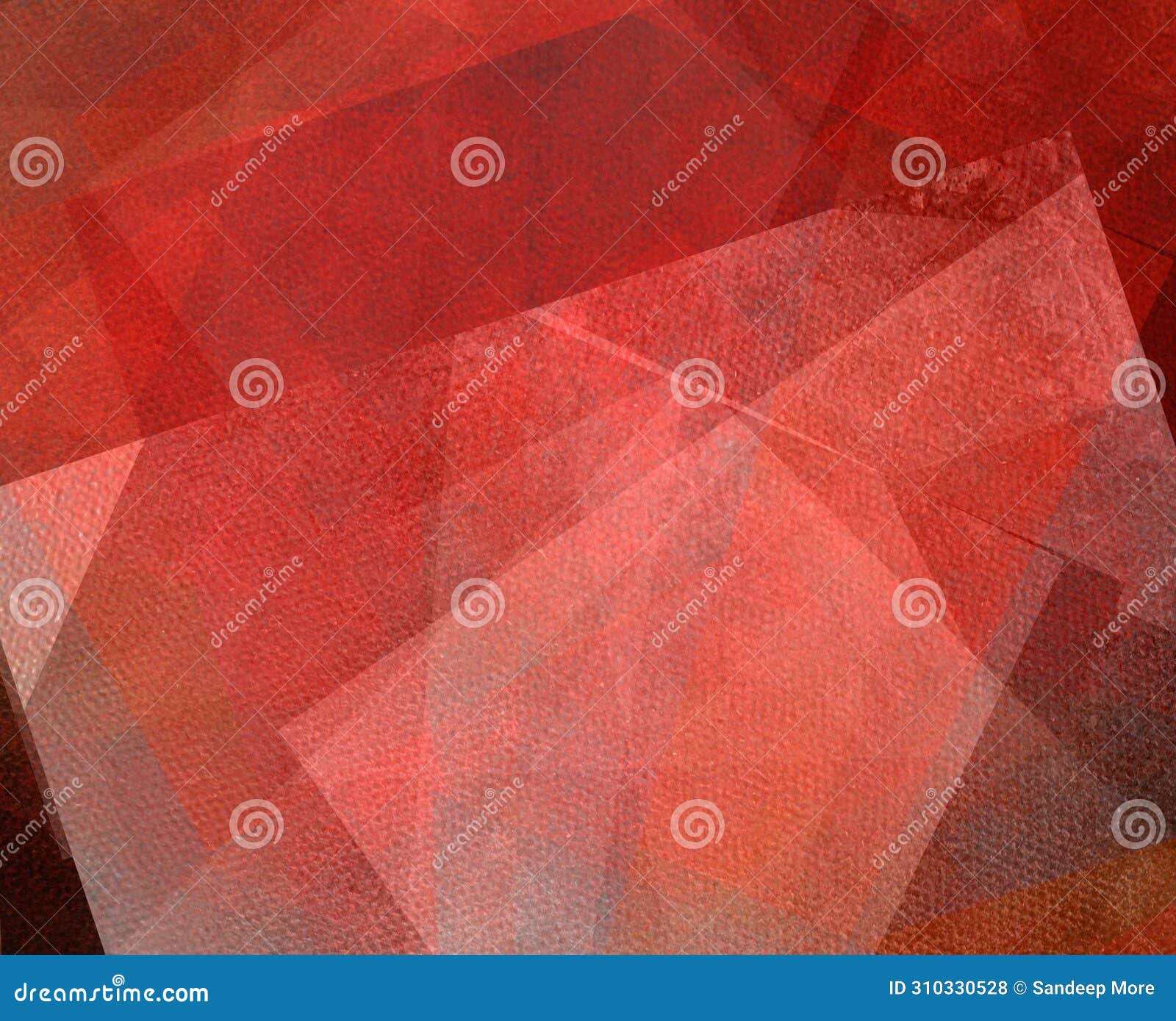 Abstract Red and Black Background with Textured Transparent Squares in ...