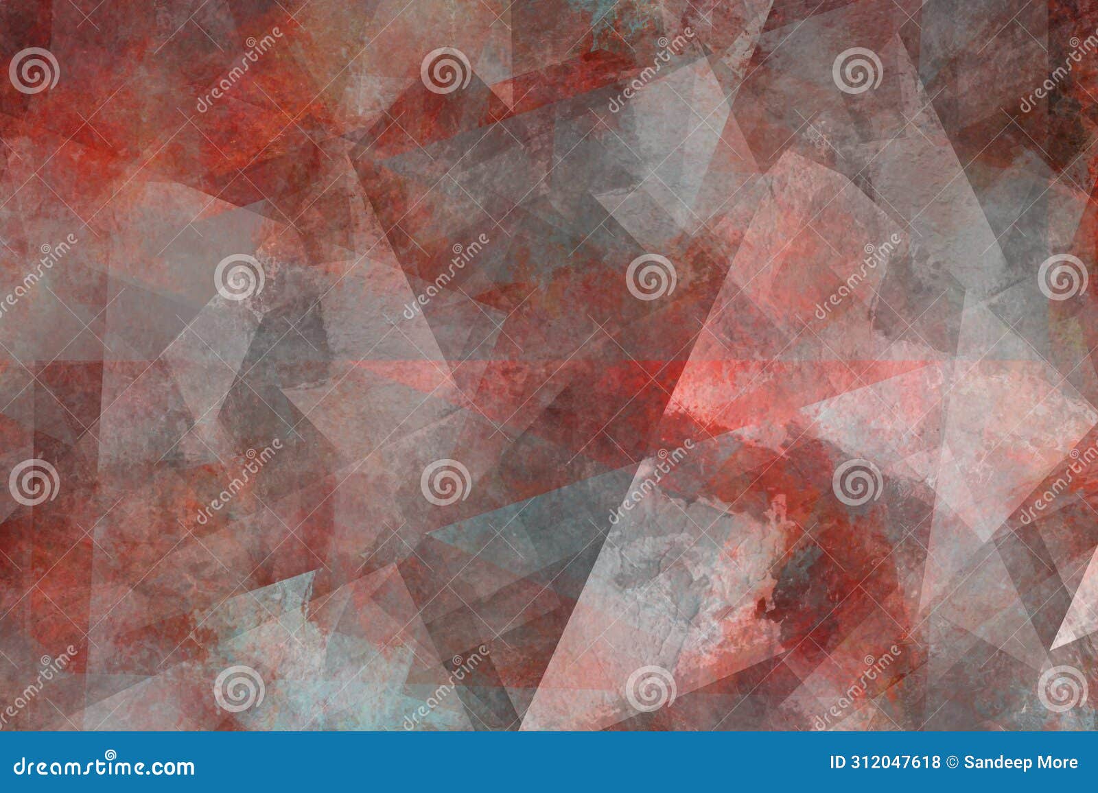 Abstract Red and Black Background with Textured Transparent Squares in ...