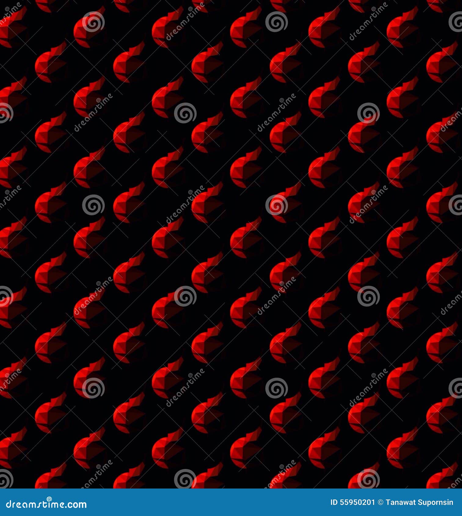 Abstract Red Black Color Pattern Wallpaper Stock Illustration ...
