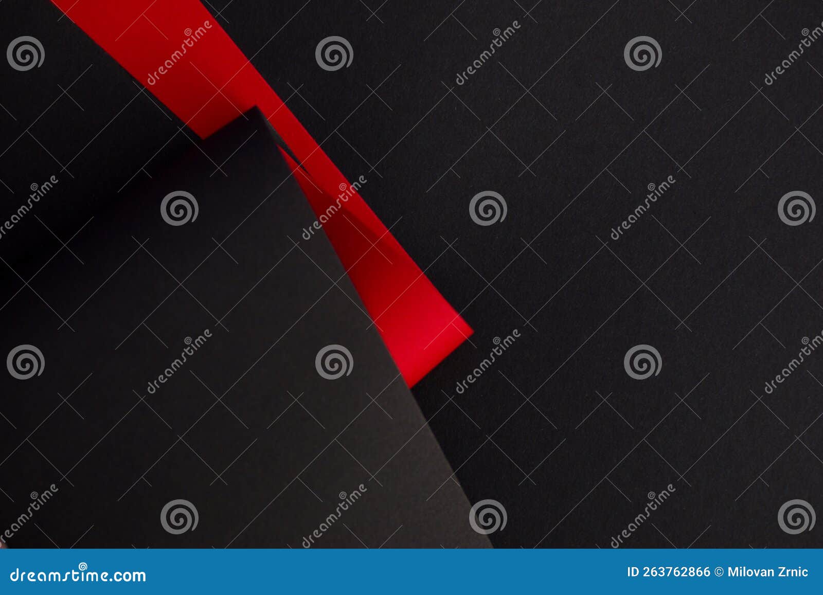 Abstract Red and Black Curved Background, Brochure, Greeting Card Stock ...