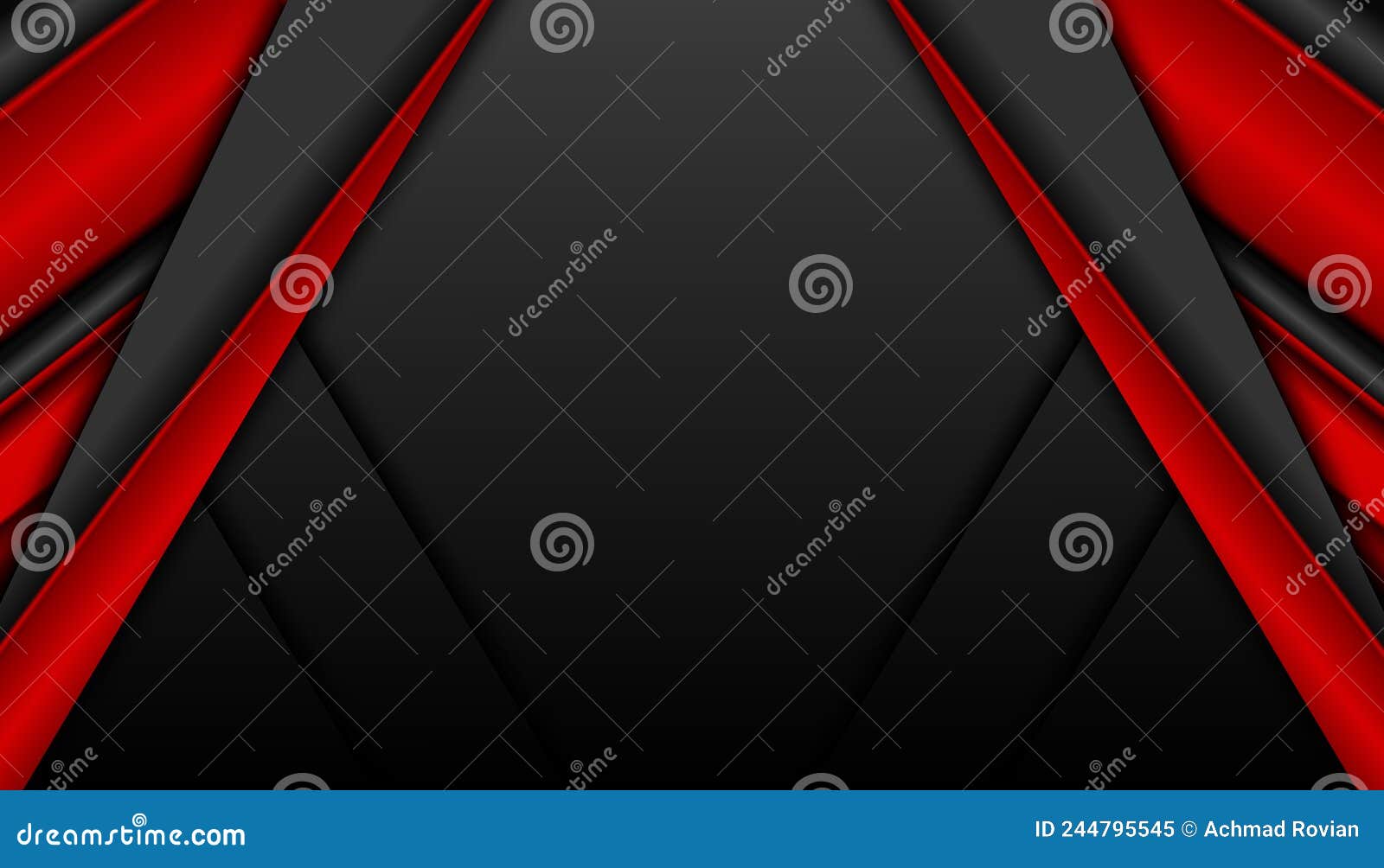 Abstract Red and Black Glossy Stripes. Vector Graphic Background Stock ...