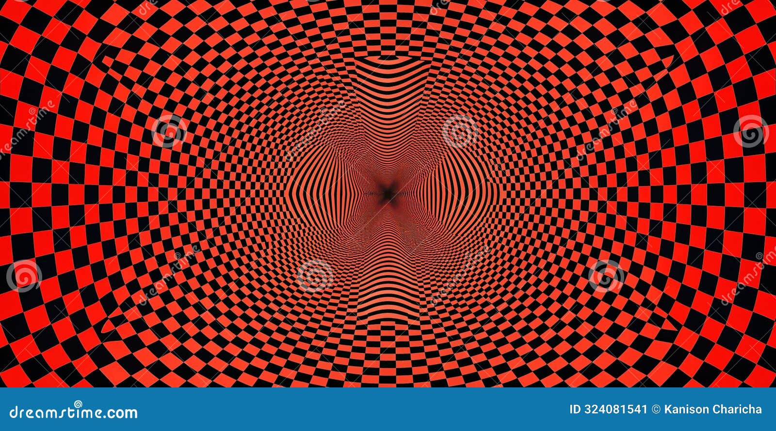 Abstract Red and Black Optical Illusion Generative by AI Stock Image ...