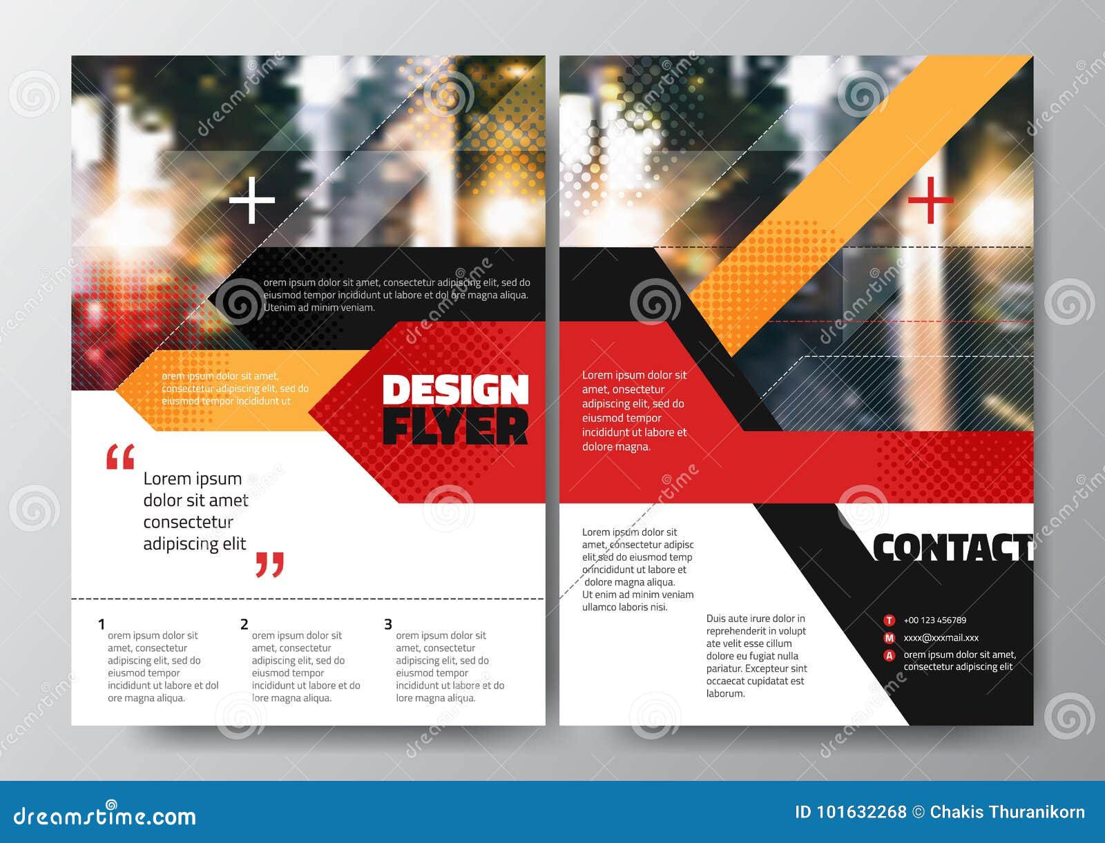 Abstract Red Black Orange Stripe for Minimal Poster Brochure Flyer ...