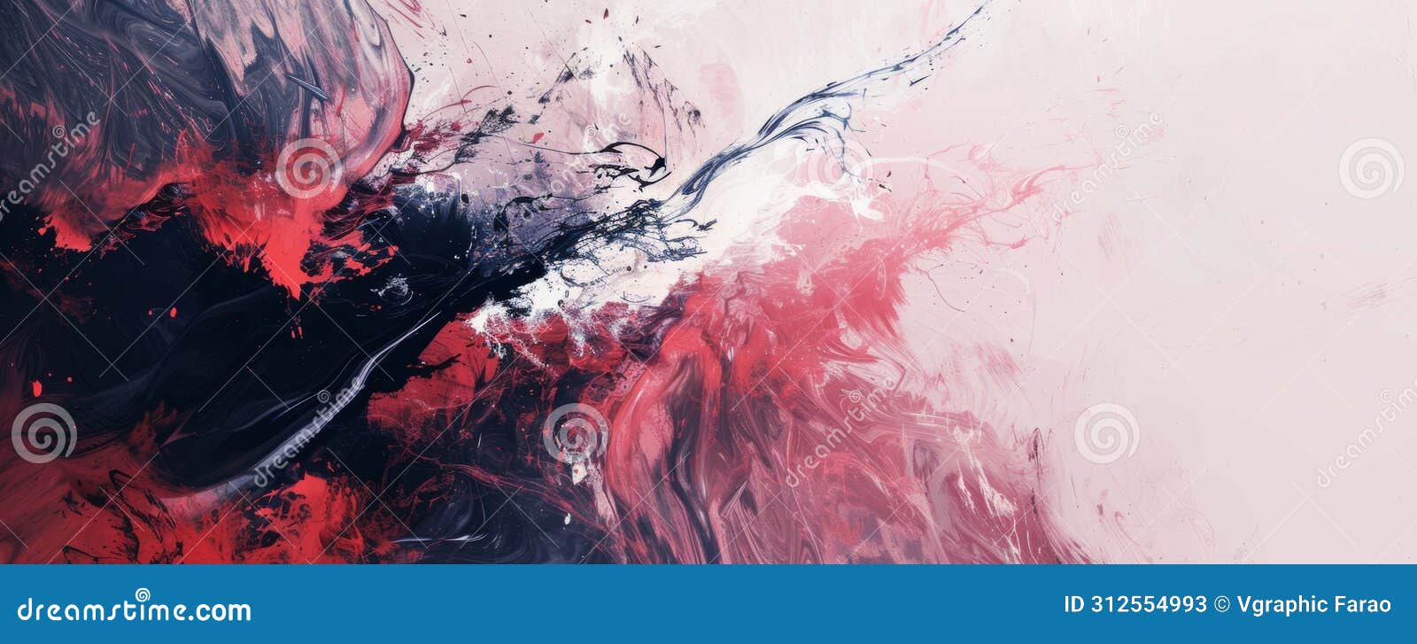 Abstract Red and Black Paint Splash Stock Image - Image of colorful ...