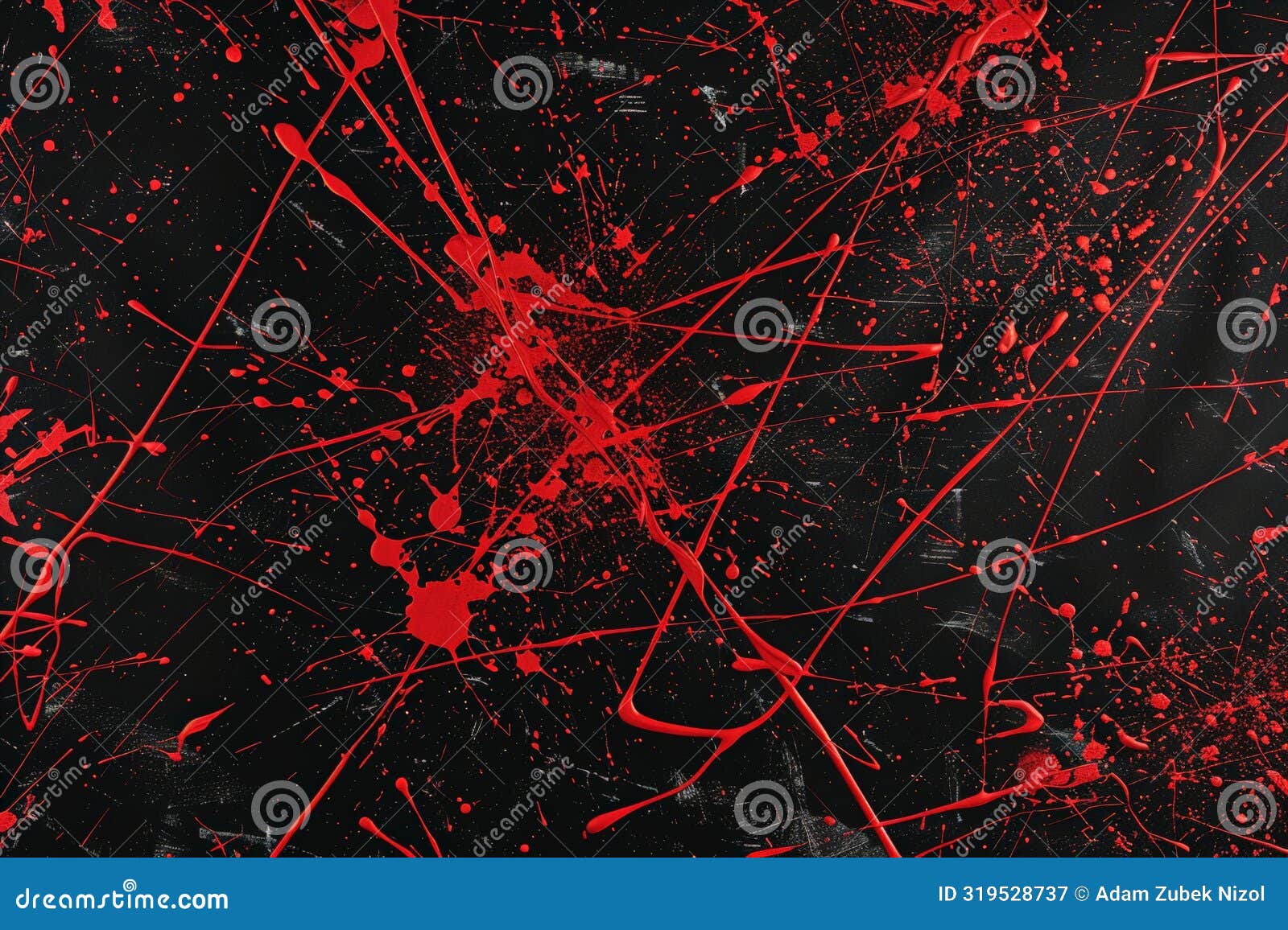 Abstract Red and Black Paint Splatter Background Stock Illustration ...