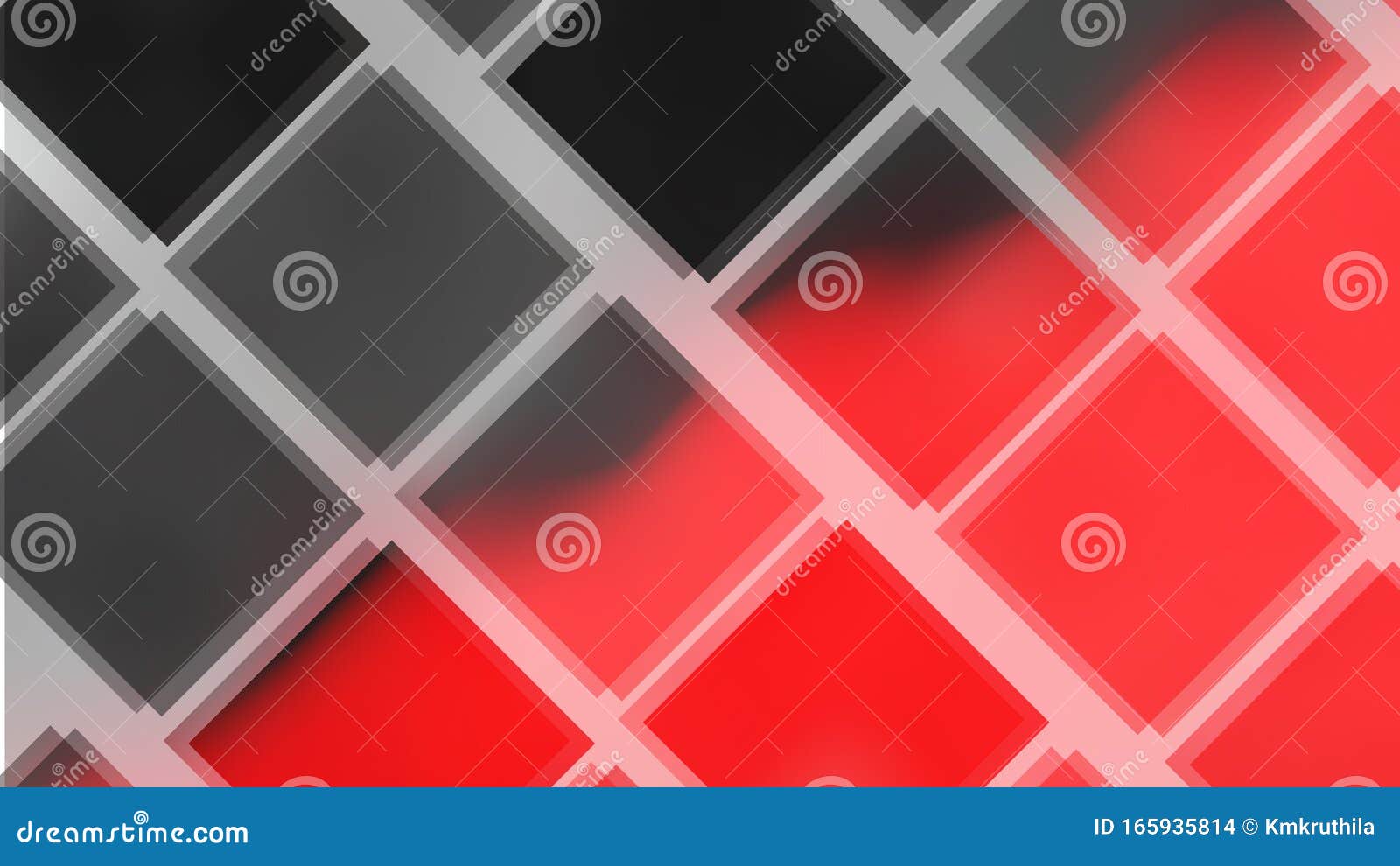 Abstract Red and Black Square Lines Background Design Template 向量例证 ...