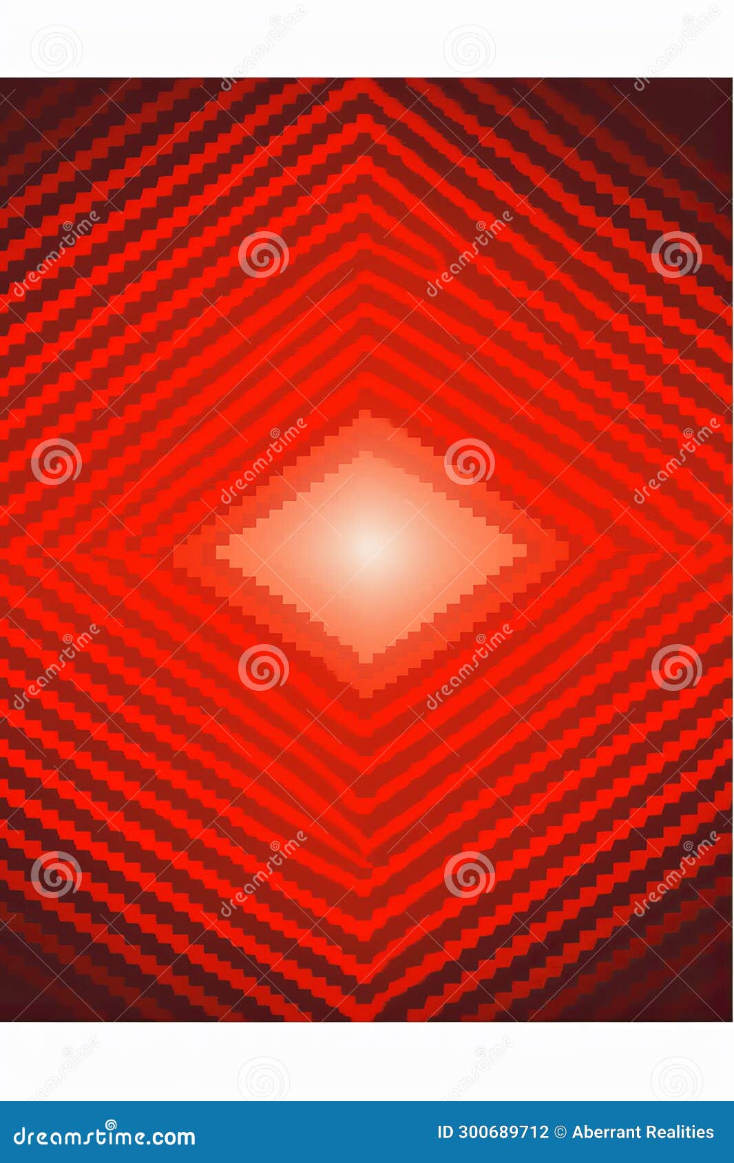 An Abstract Red and Black Square Pattern Stock Illustration ...