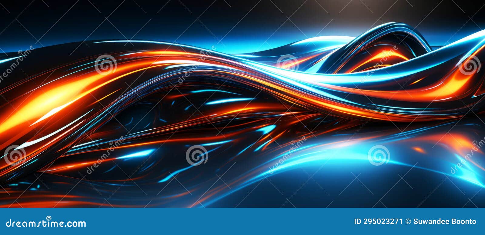 Abstract Red and Black Technology Wave Background Stock Illustration ...