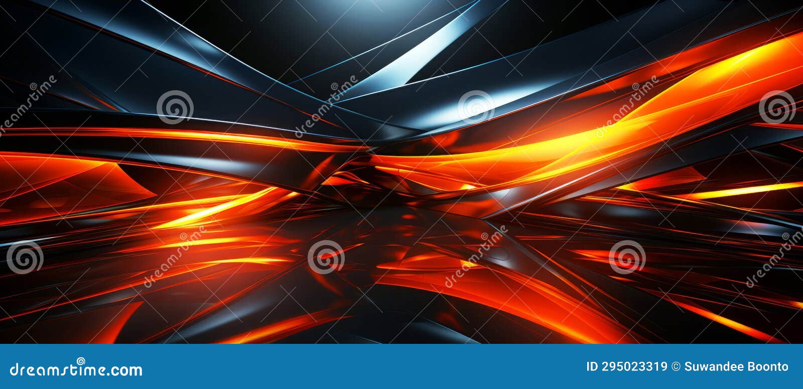 Abstract Red and Black Technology Wave Background Stock Illustration ...