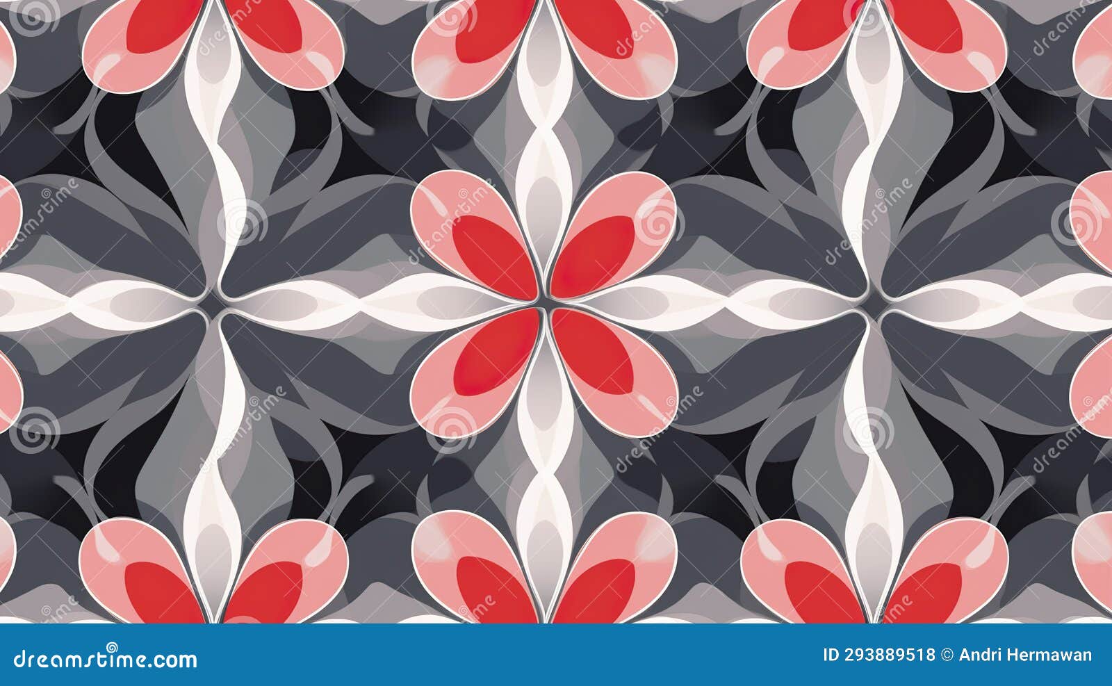 Abstract Red and Black Wallpaper Pattern Stock Illustration ...