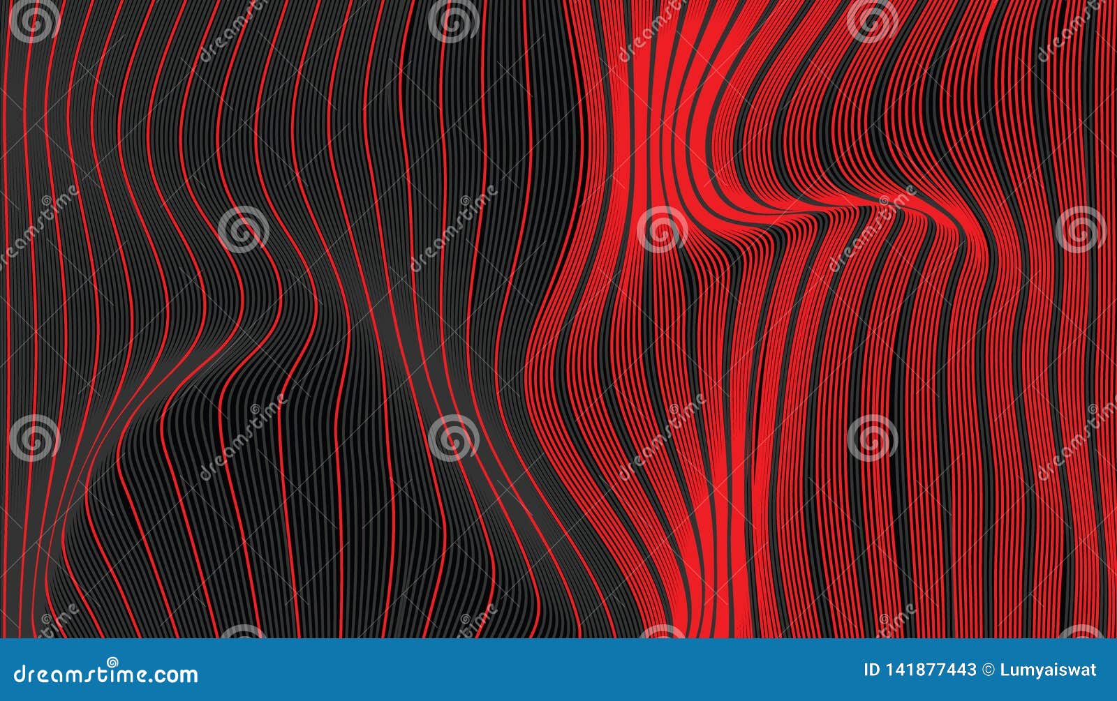 Abstract Red and Black Wave Fabric Texture Stock Vector - Illustration ...