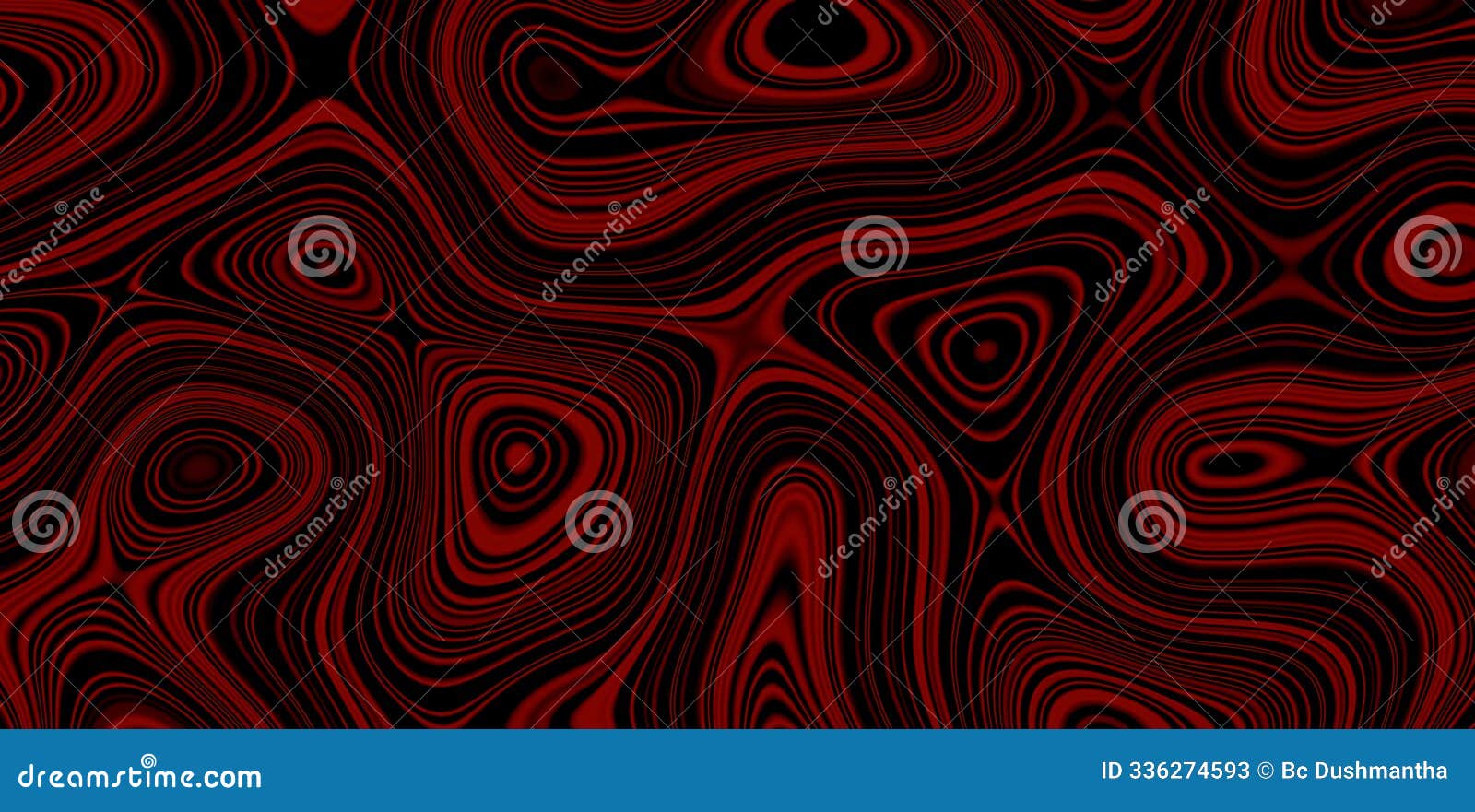 Abstract Red and Black Wavy Lines Background Stock Illustration ...