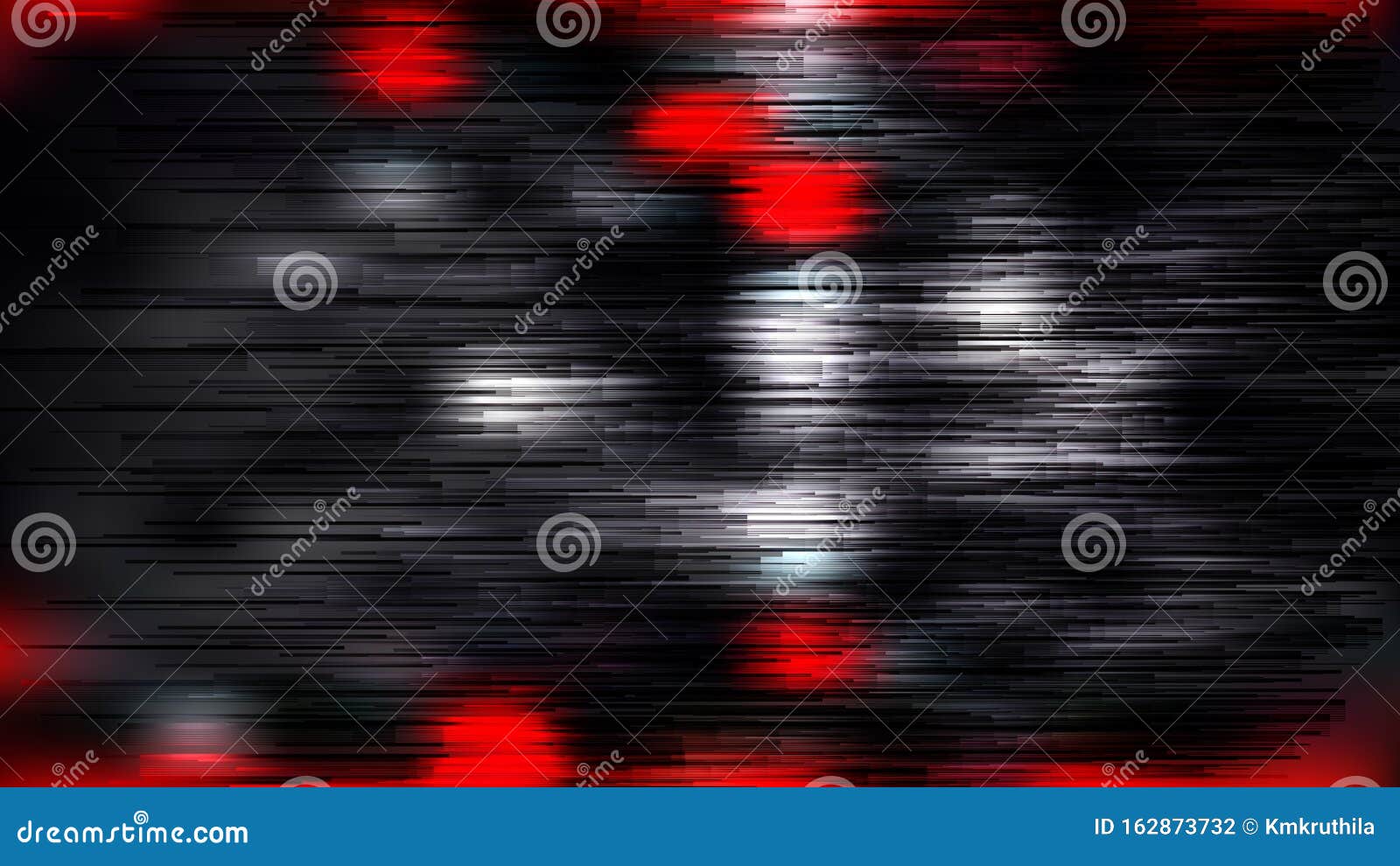 Abstract Red Black and White Horizontal Lines Background Illustration ...