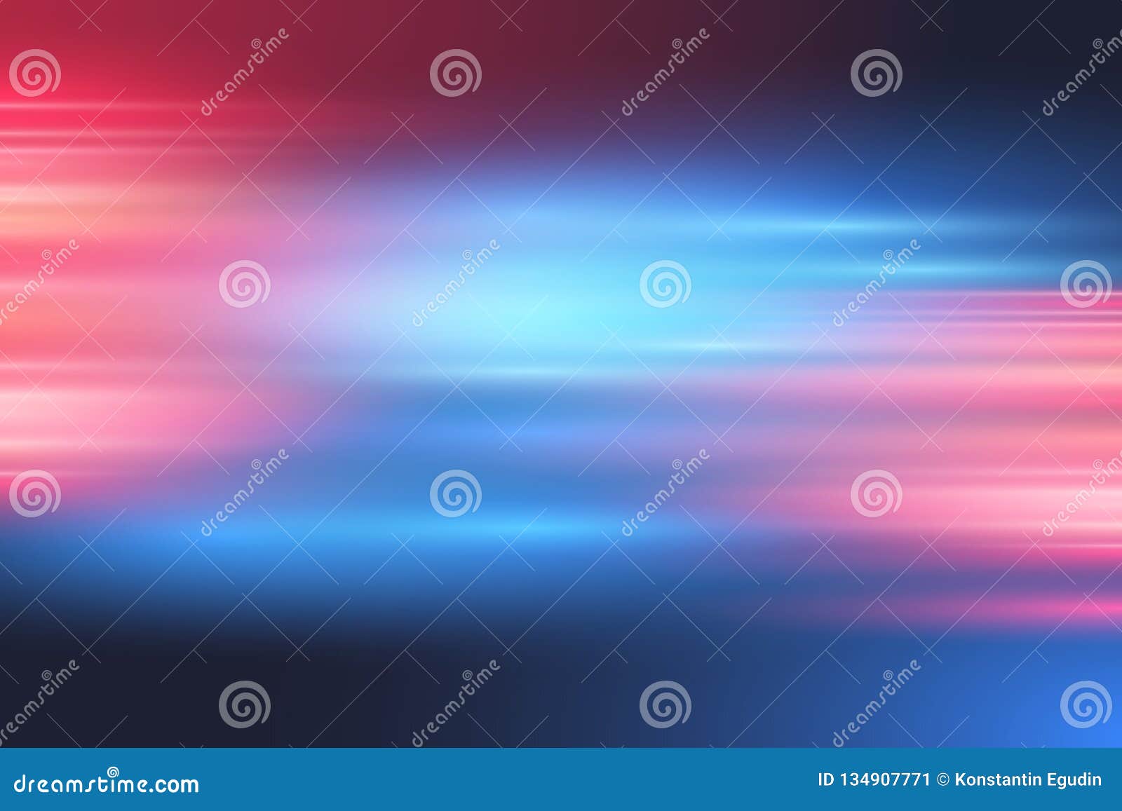 Abstract Red and Blue Blurred Lights Stock Vector - Illustration of ...