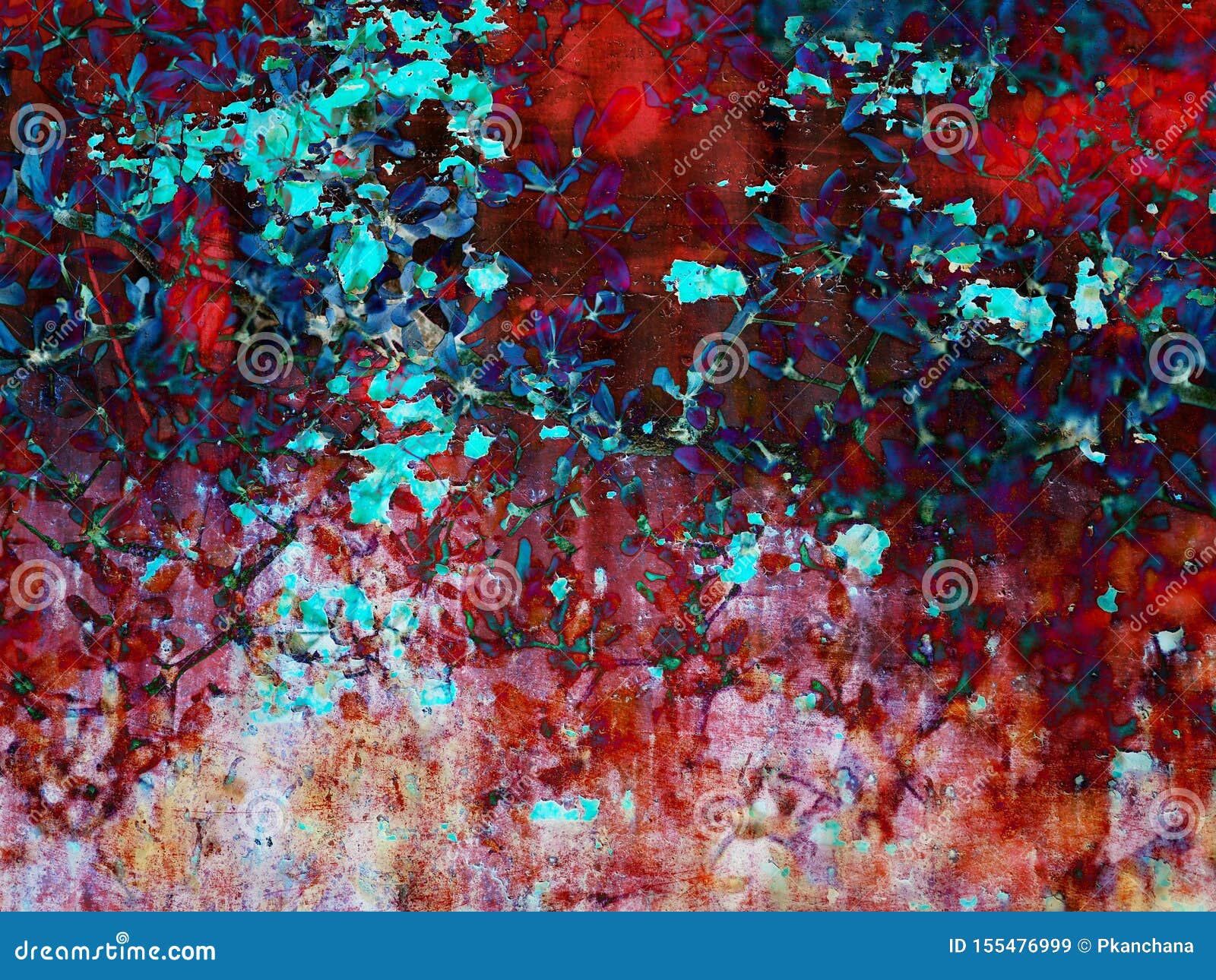 Abstract Red and Blue Color Texture and Background Stock Image - Image ...