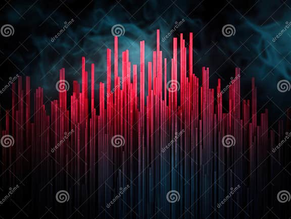 Abstract Red and Blue Digital Lines with Smoke Effect on Black ... Abstract Red and Blue Digital Lines with Smoke Effect on Black ...