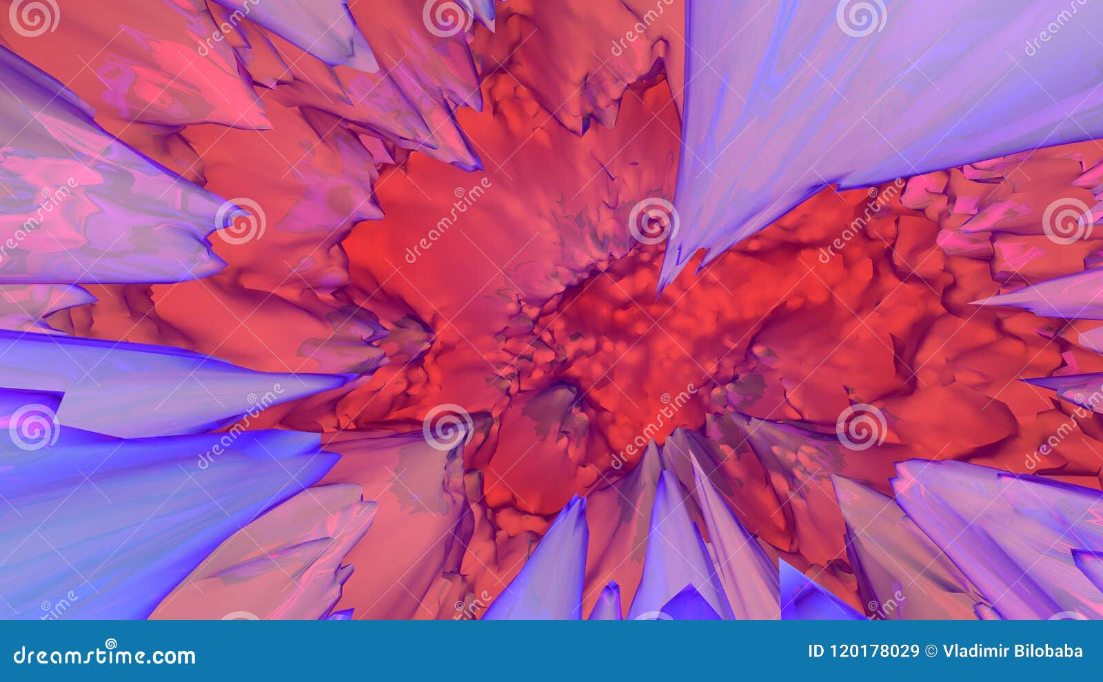 Abstract Red and Blue Futuristic Background Stock Illustration ...