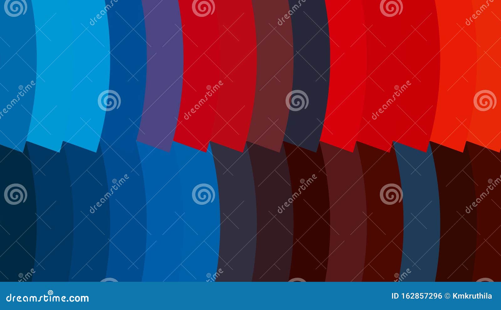 Abstract Red and Blue Geometric Shapes Background Design Stock Vector ...