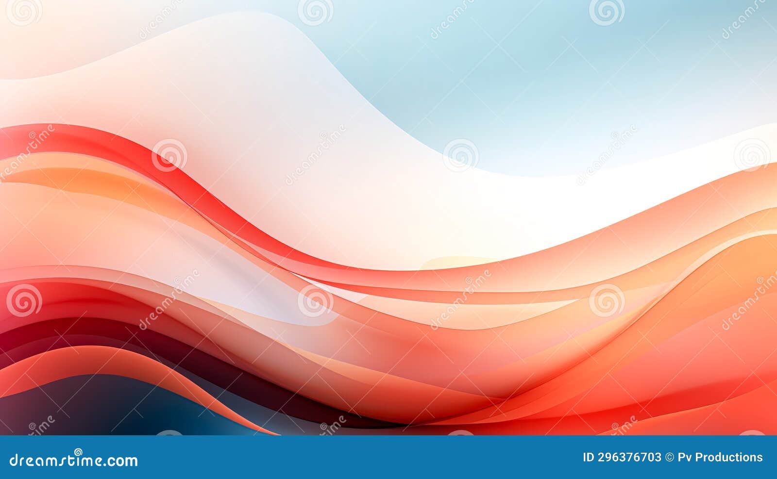 Abstract Red and Blue Gradient Background with Soft Lines. Stock ...