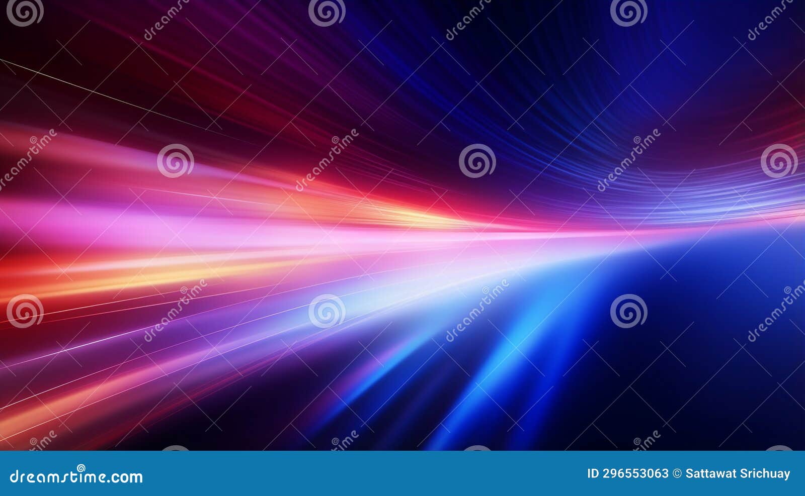 Abstract Futuristic Gradient Color Neon Wave by Generative AI . Stock ...