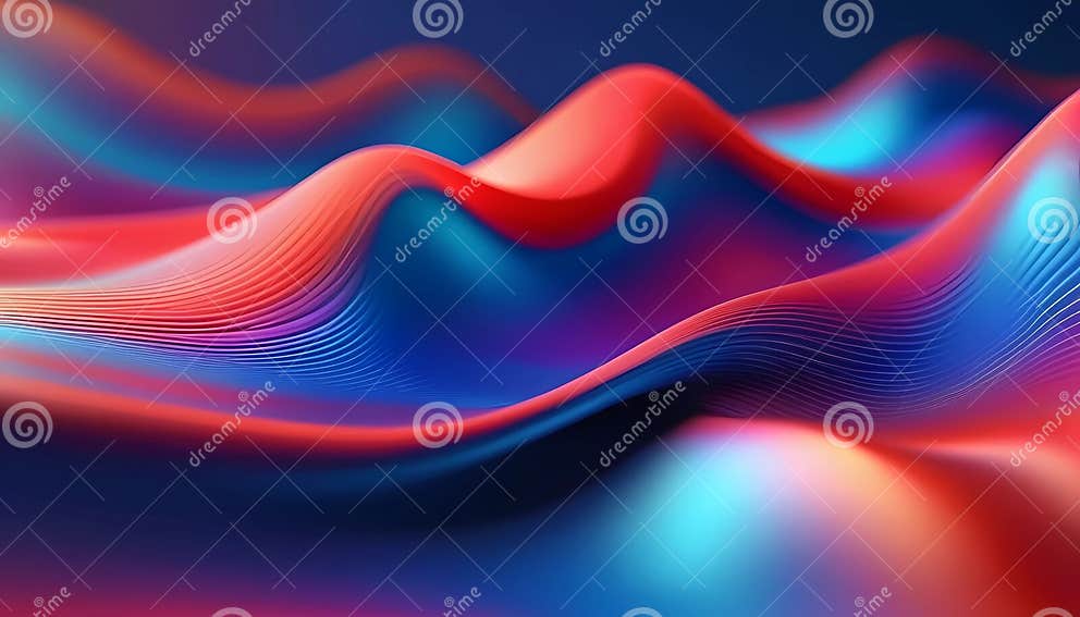 Red and Blue Gradient Abstract Background Design with Wave Texture ...