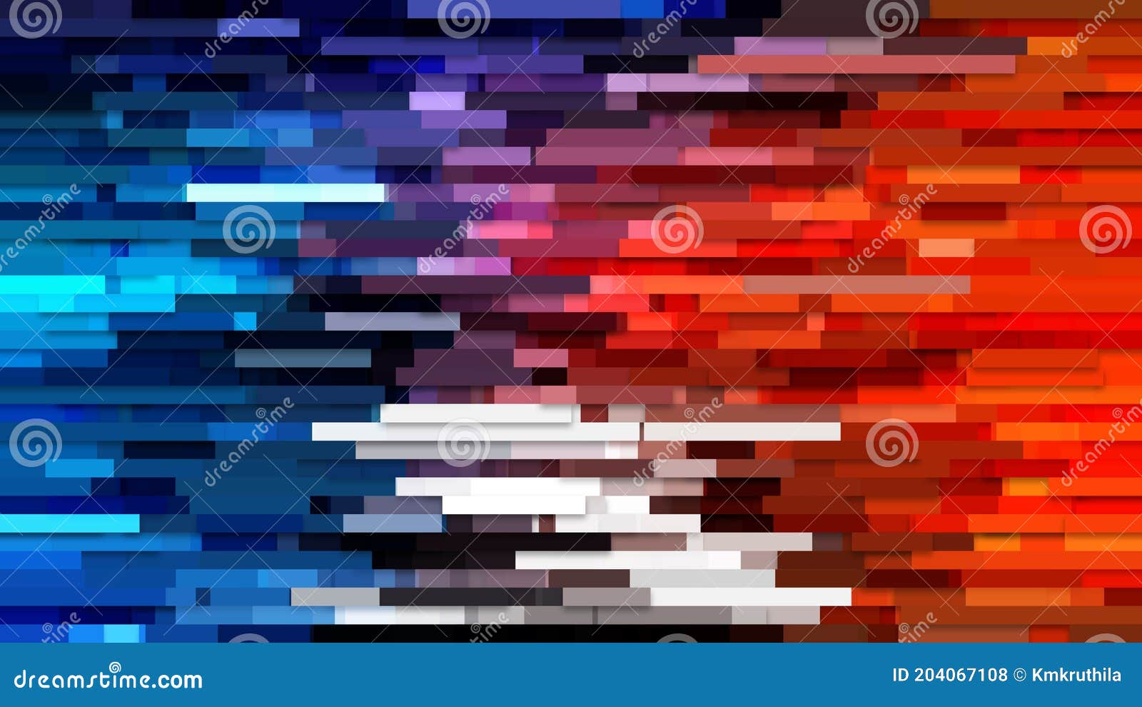 Abstract Red and Blue Horizontal Lines and Stripes Background Stock ...
