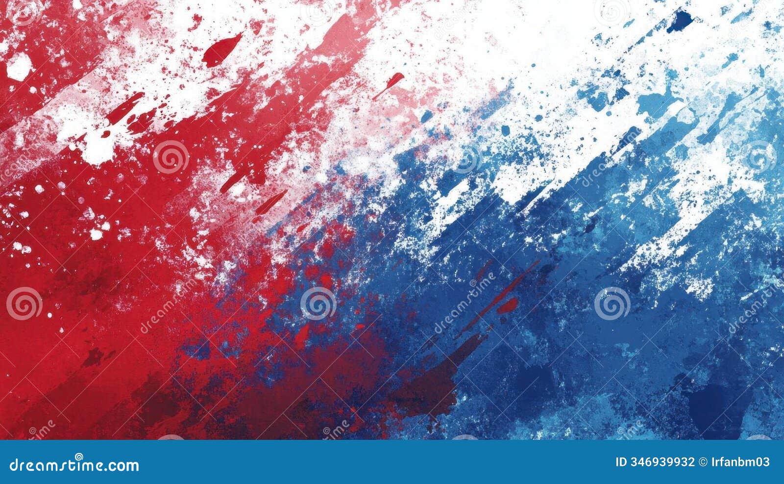 Abstract Red and Blue Paint Splatter Background Stock Illustration ...