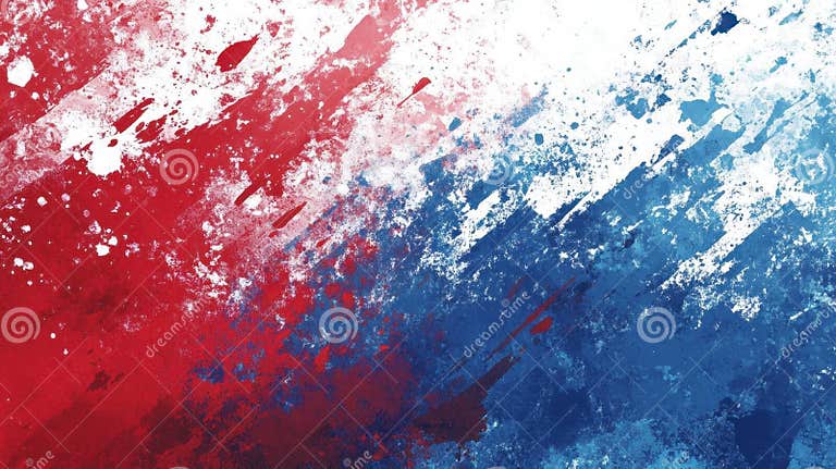 Abstract Red and Blue Paint Splatter Background Stock Illustration ...