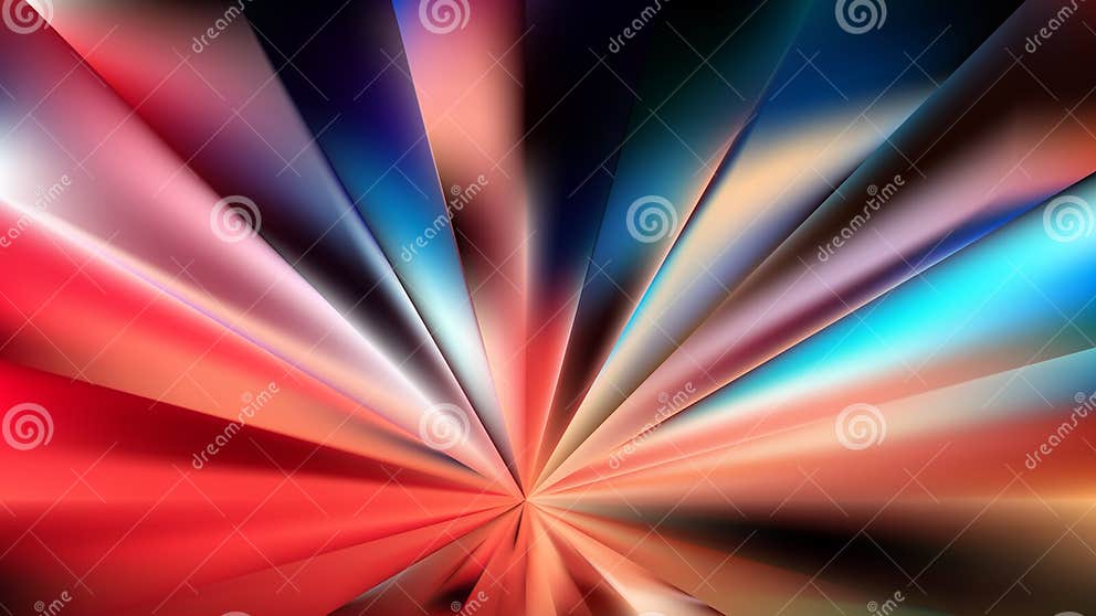 Abstract Red and Blue Rays Background Vector Graphic Stock Vector ...