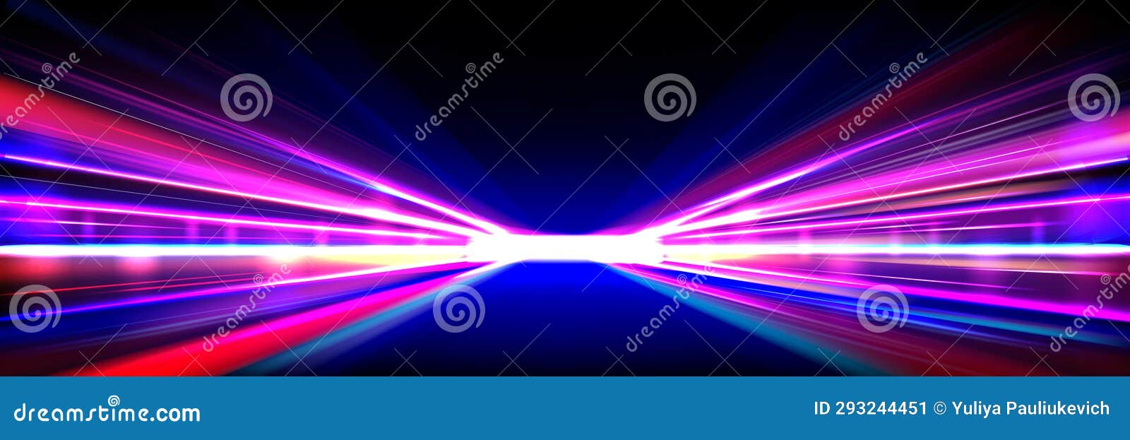 Abstract Red and Blue Speed Line Night Effect Stock Vector ...