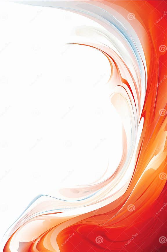 Abstract Red and Blue Swirl Background with White Space for Text Stock ...