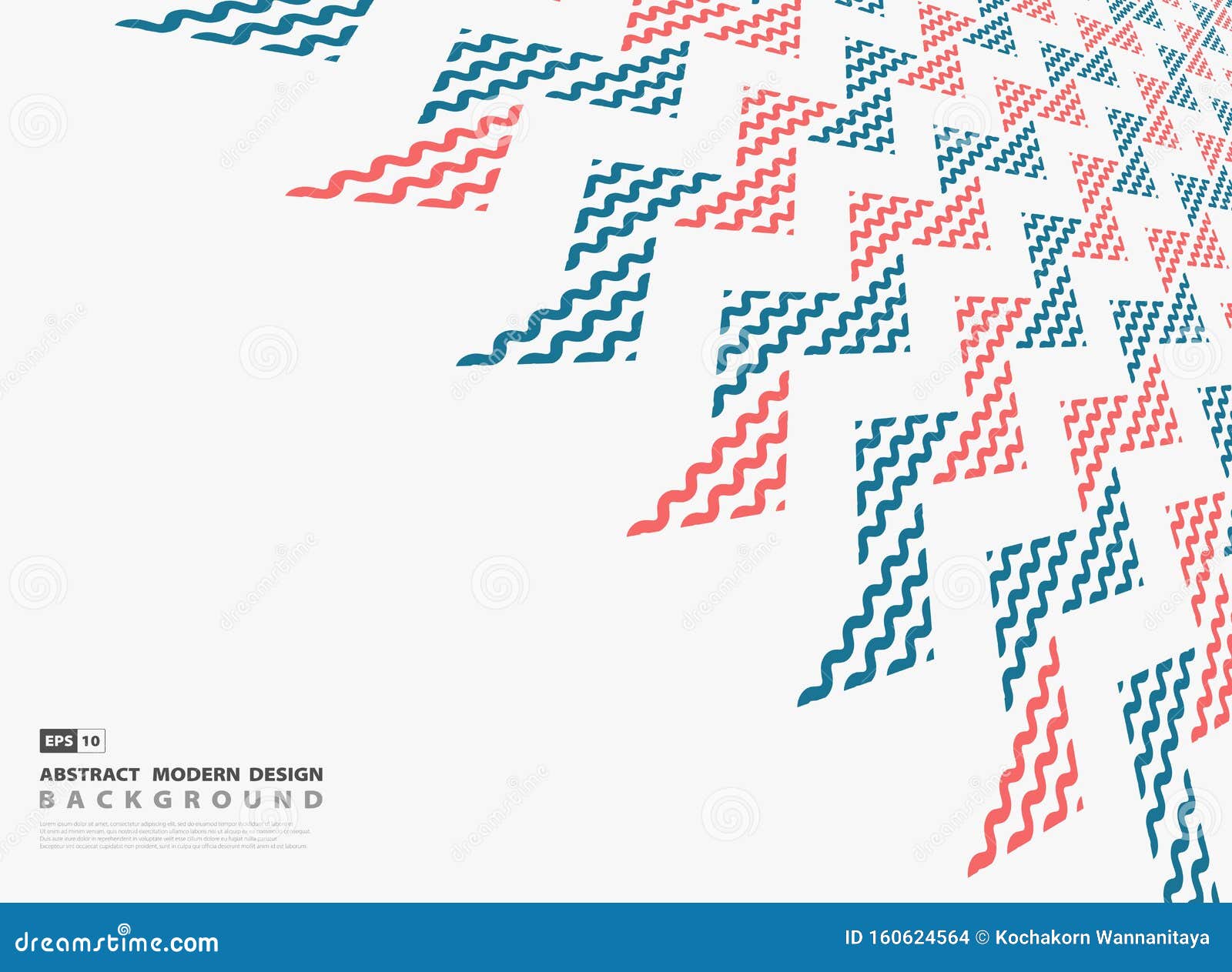 Abstract Red and Blue Triangle of Modern Template Design Background ...