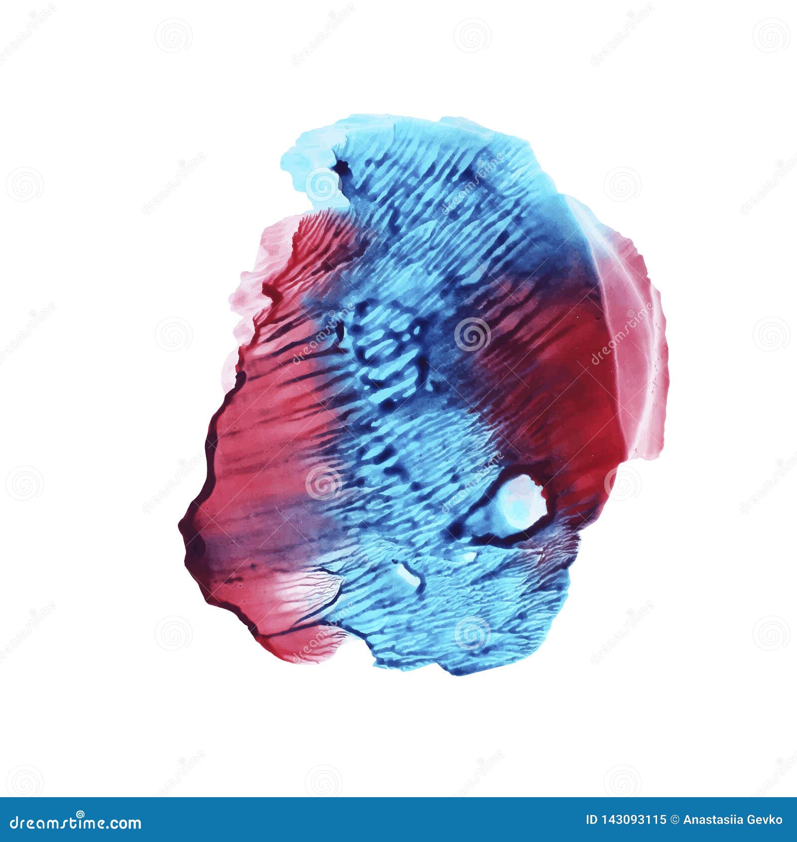 Abstract Red and Blue Watercolor Background. Vector Hand Painted ... Abstract Red and Blue Watercolor Background. Vector Hand Painted ...