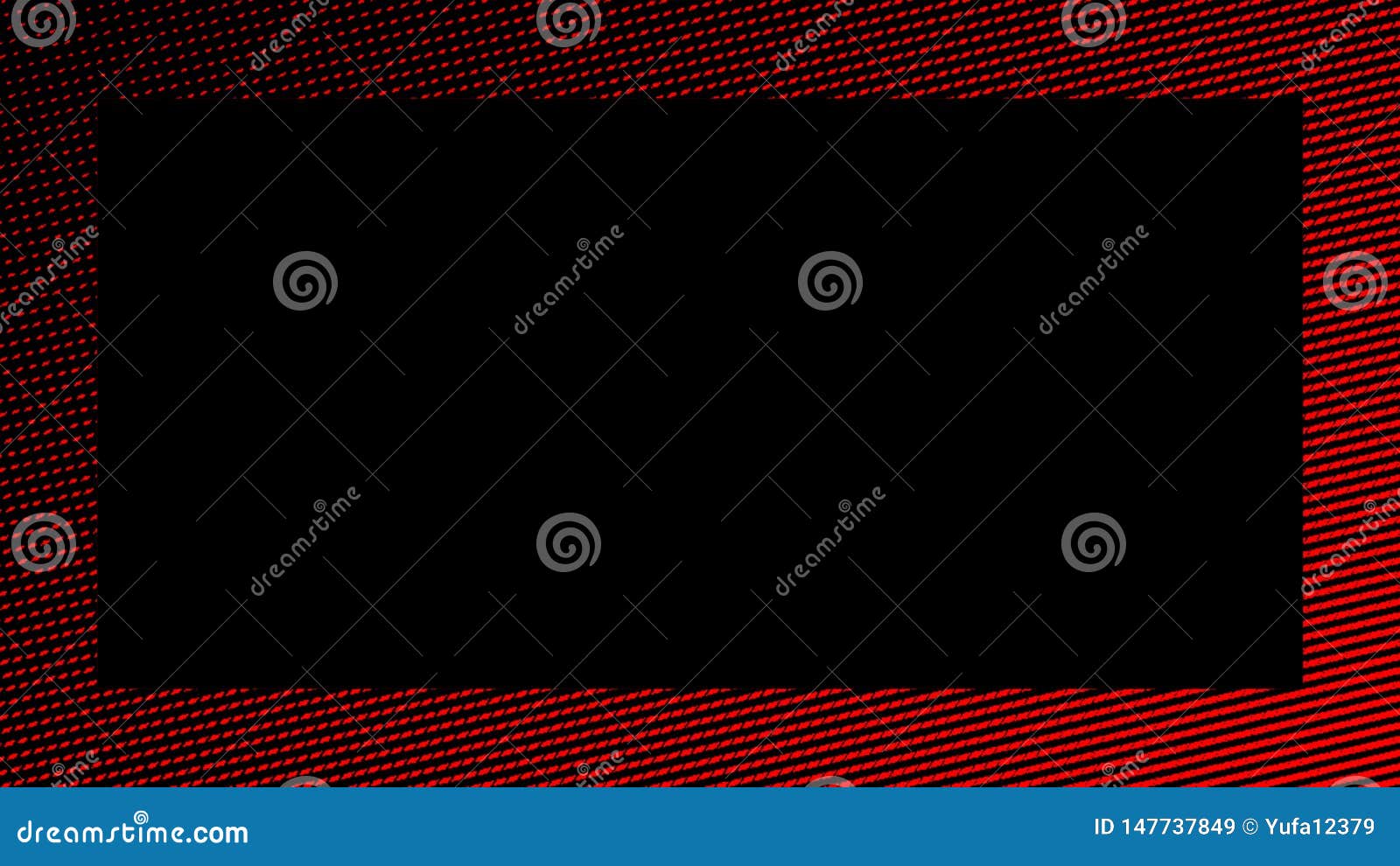 Abstract Red Border. Halftone Frame. Design Texture Overlays Stock ...