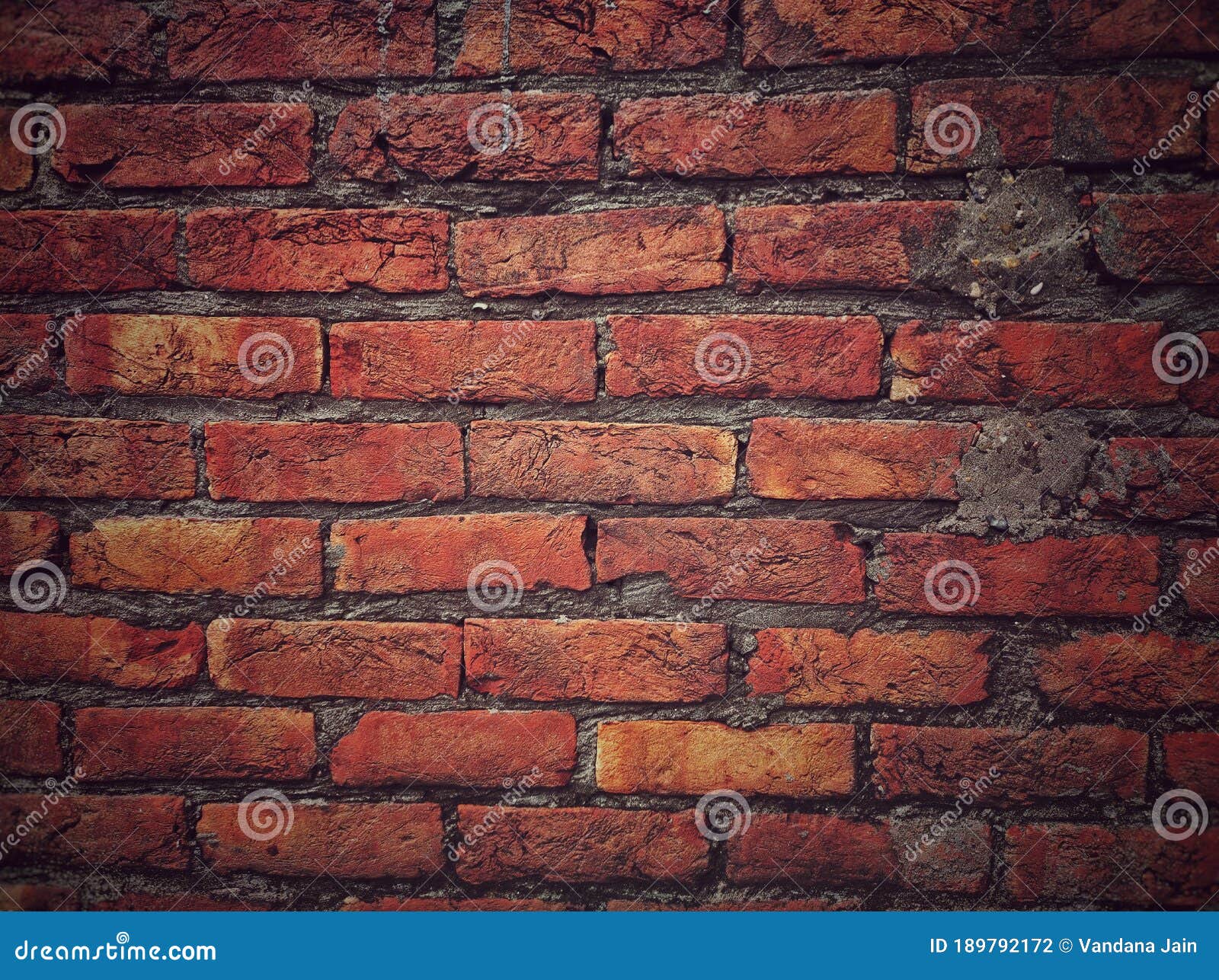 Abstract Red Bricks Texture Background. a Brick is a Type of Block Used ...