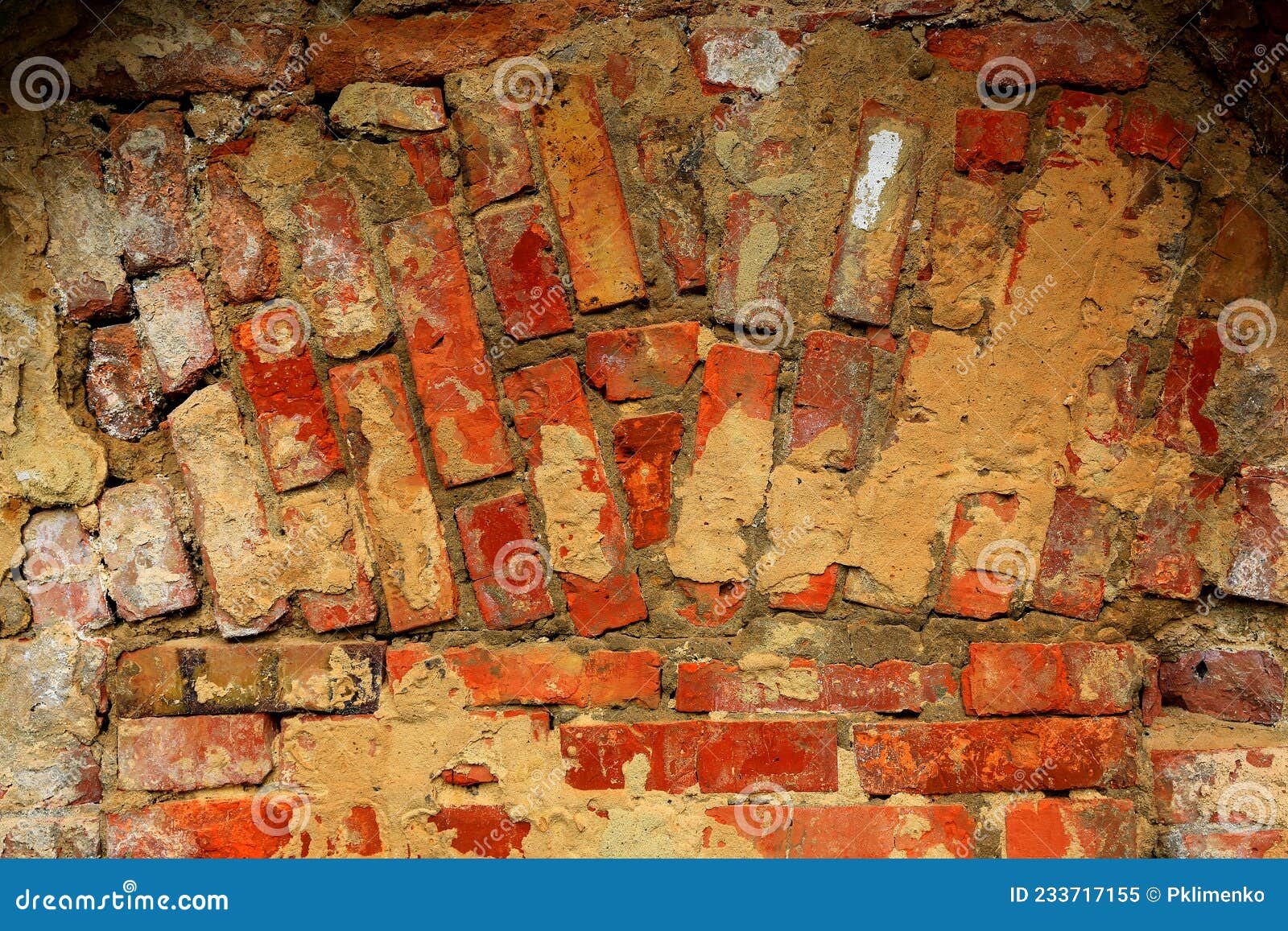 Abstract red brickwork stock image. Image of closeup - 233717155