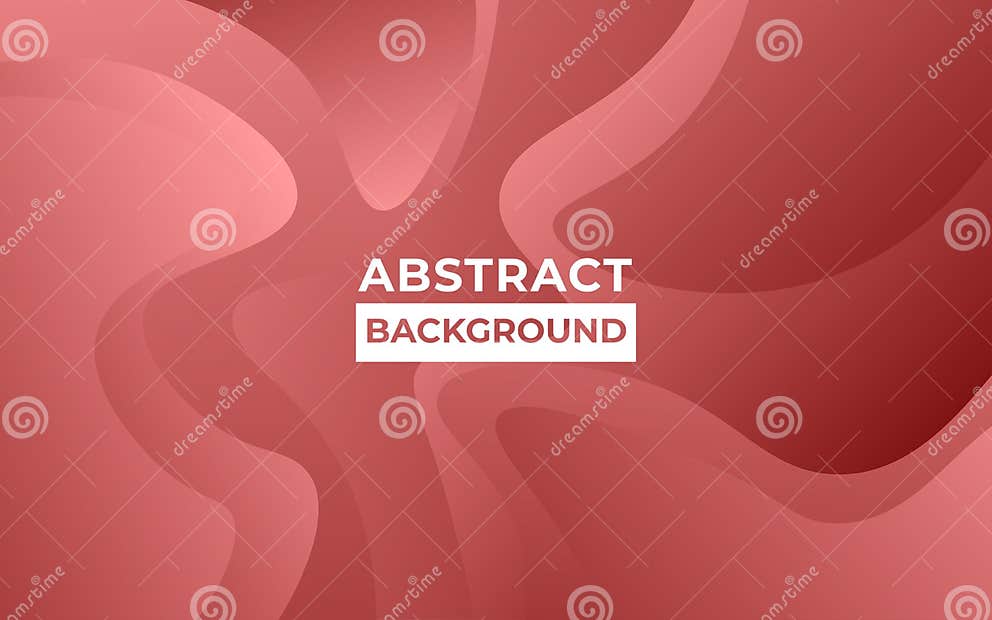 Abstract Red Brown Soft Gradient Wavy Light Liquid Color with Geometric ...