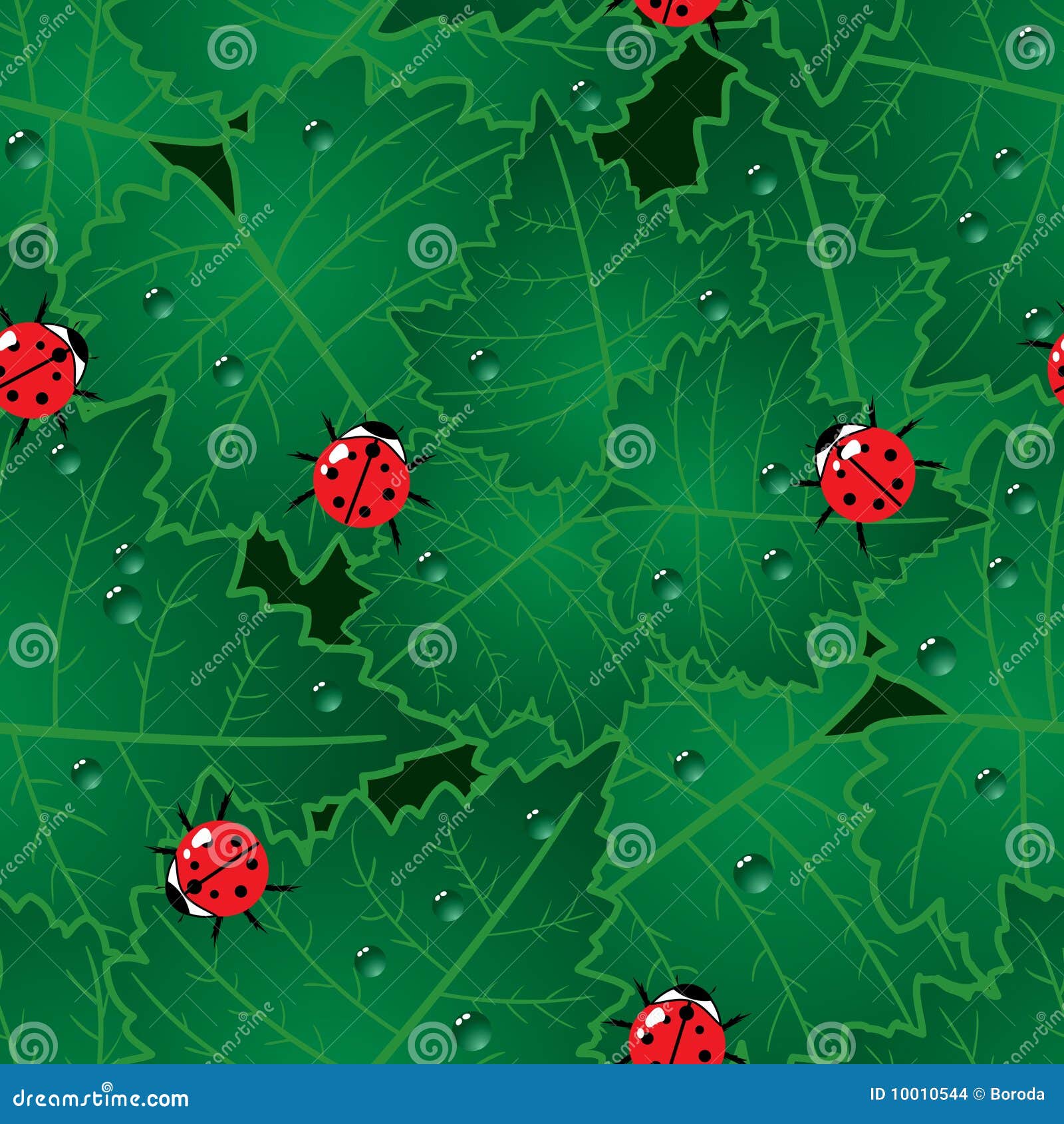 Abstract Red Bugs Background. Vector Illustration | CartoonDealer.com ...