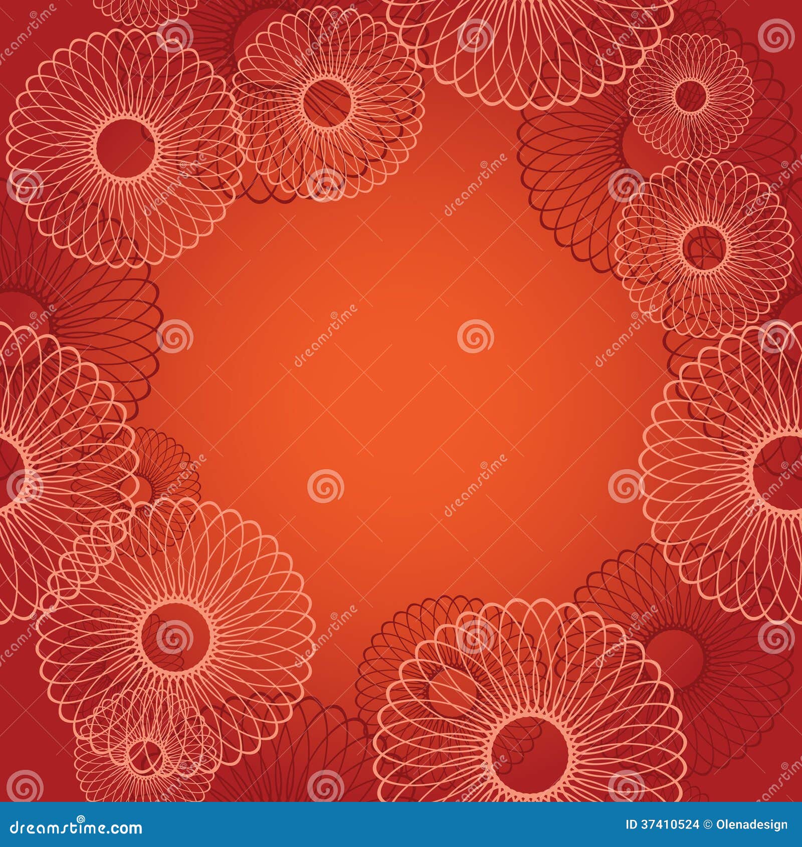 Abstract Red Vector Card with Gradient Stock Vector - Illustration of ...